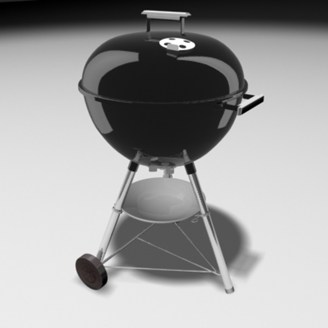 weber grill 3d max