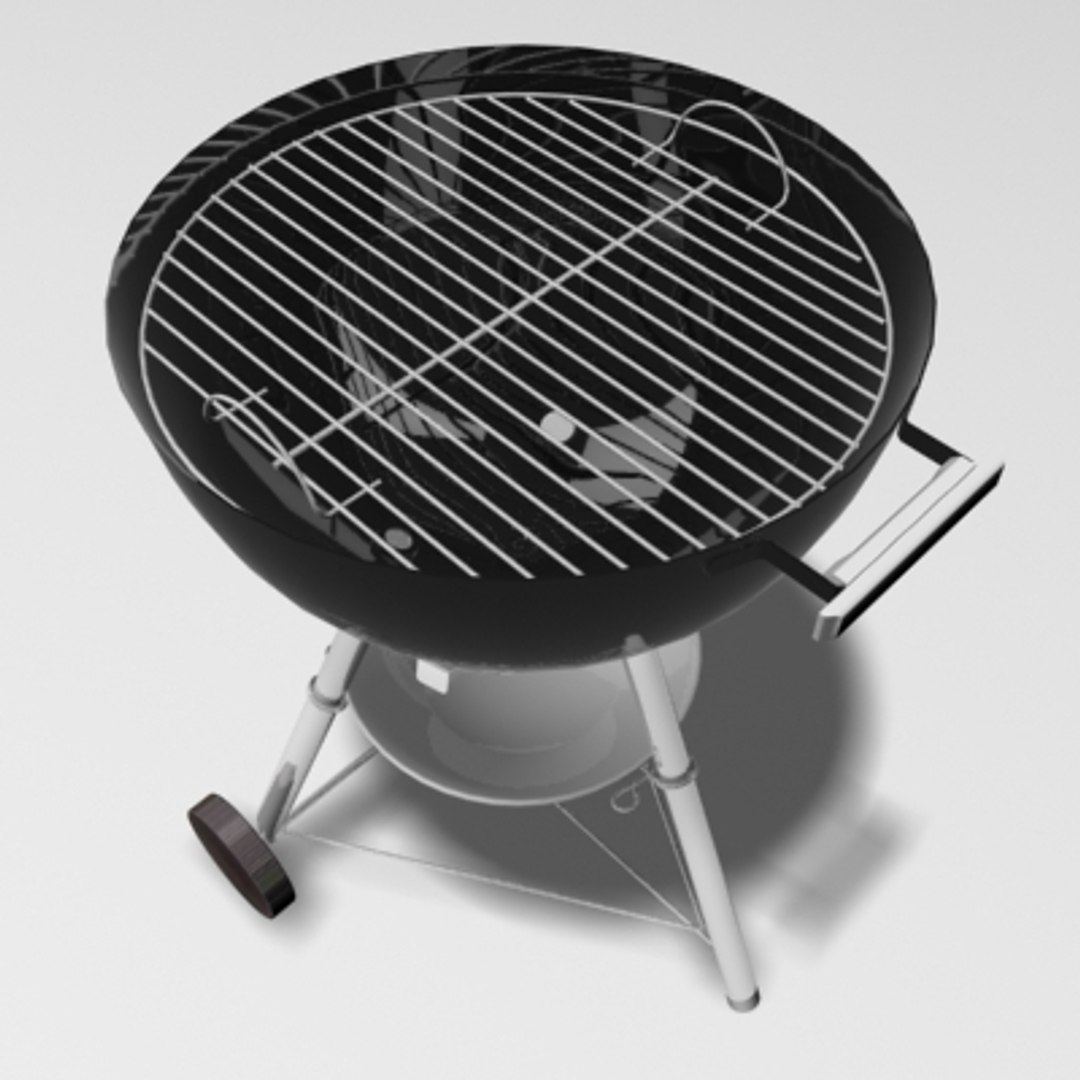 weber grill 3d max