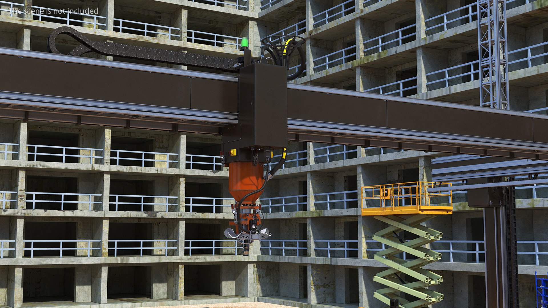 Construction 3D Printer Module Rigged 3D Model - TurboSquid 2234702