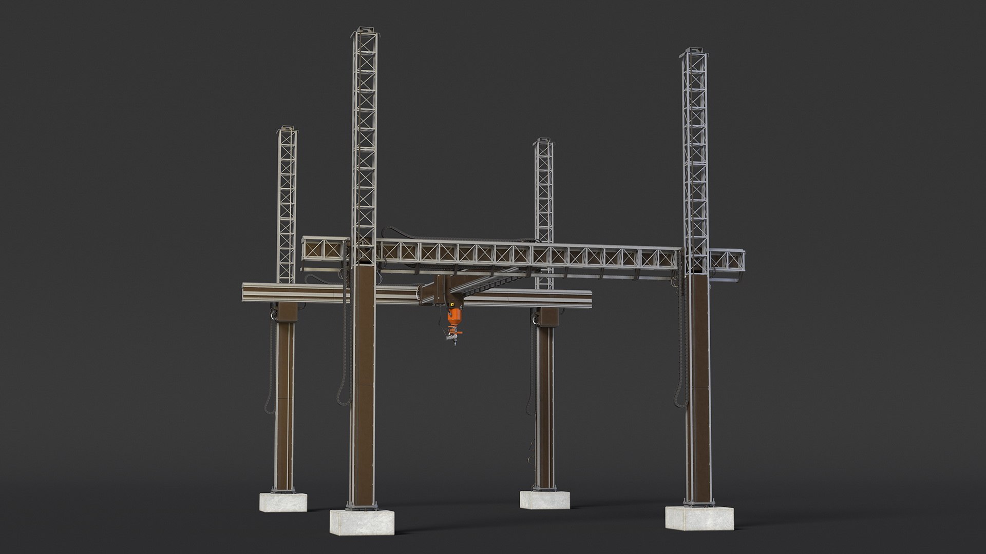 Construction 3D Printer Module Rigged 3D Model - TurboSquid 2234702