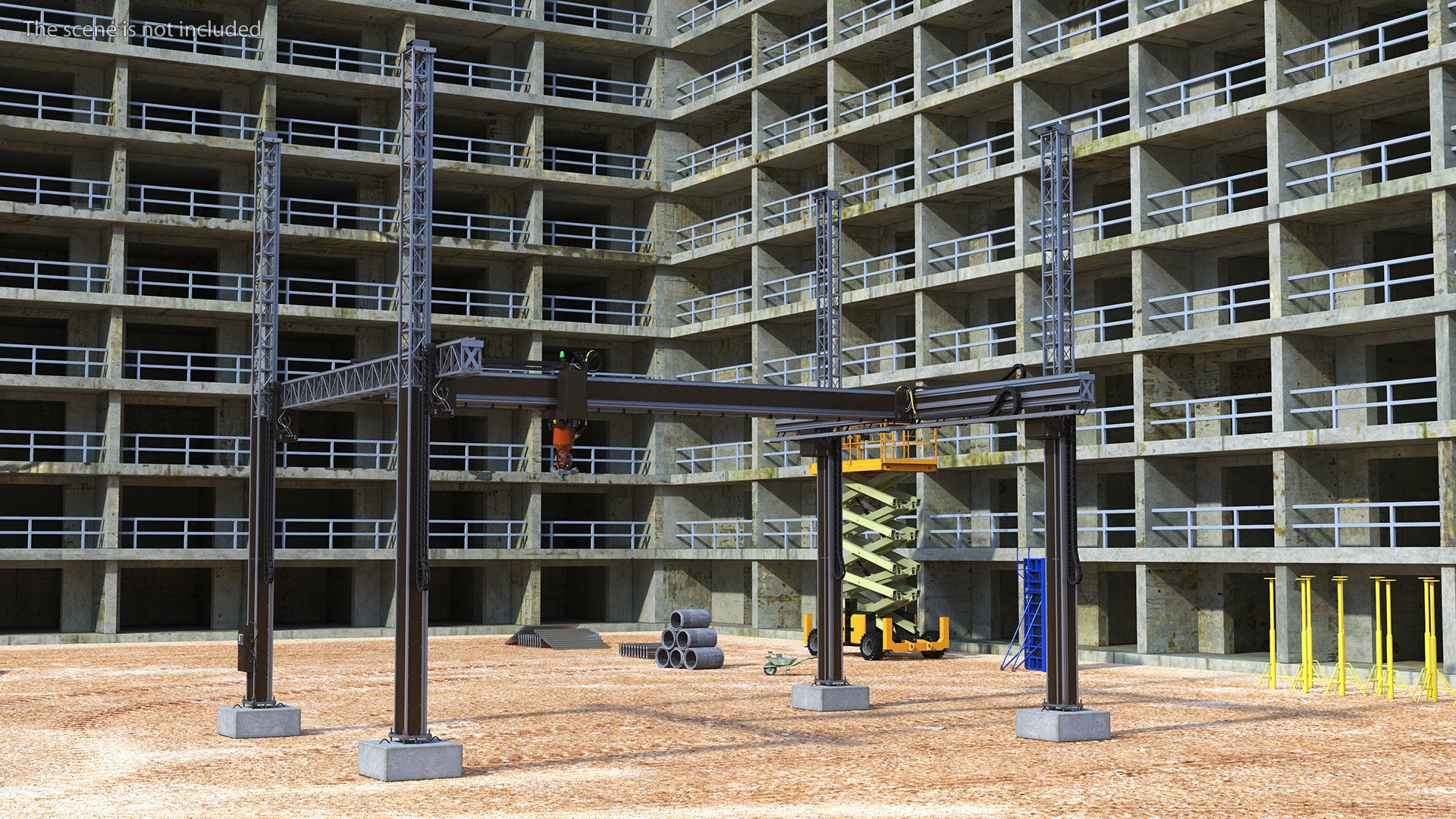 Construction 3D Printer Module Rigged 3D Model - TurboSquid 2234702