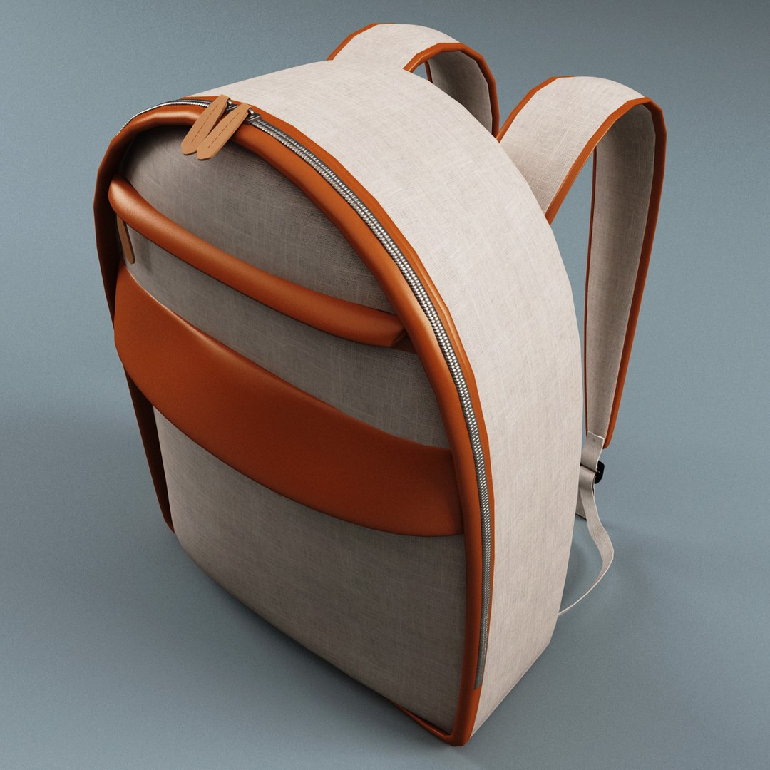 3d model of backpacks v2