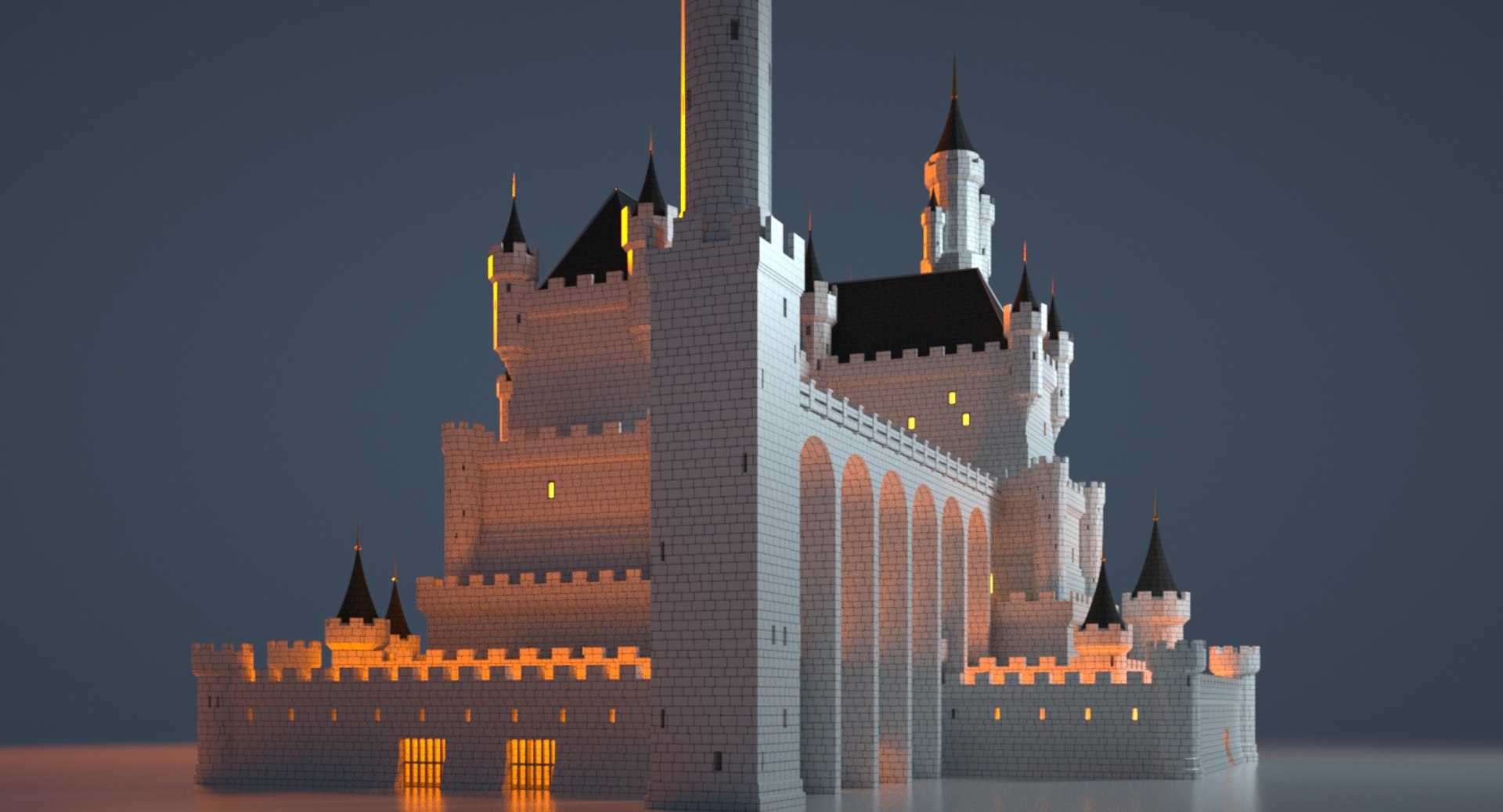 Fantasy Castle 3D Model - TurboSquid 1549176