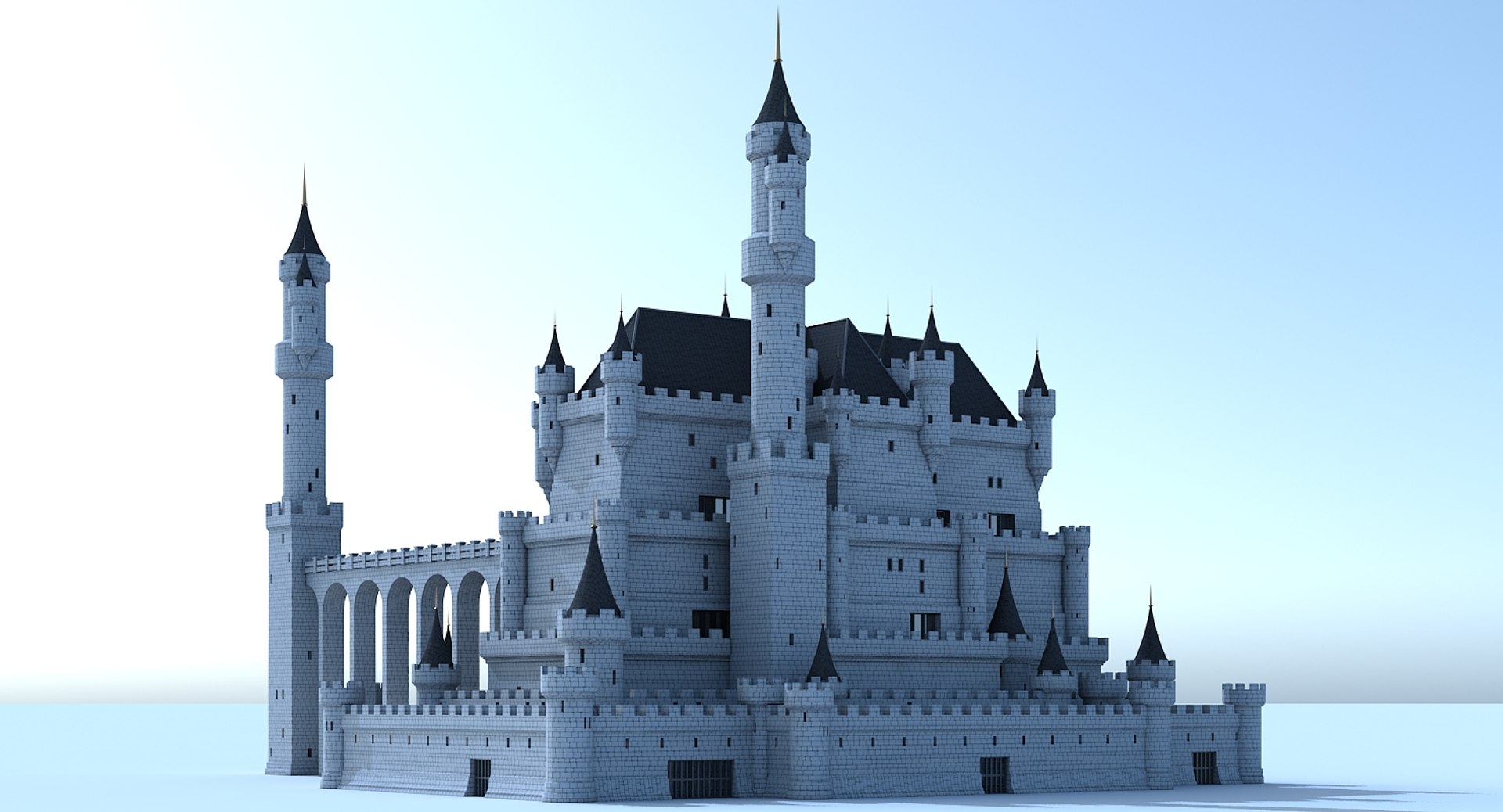 Fantasy Castle 3D Model - TurboSquid 1549176
