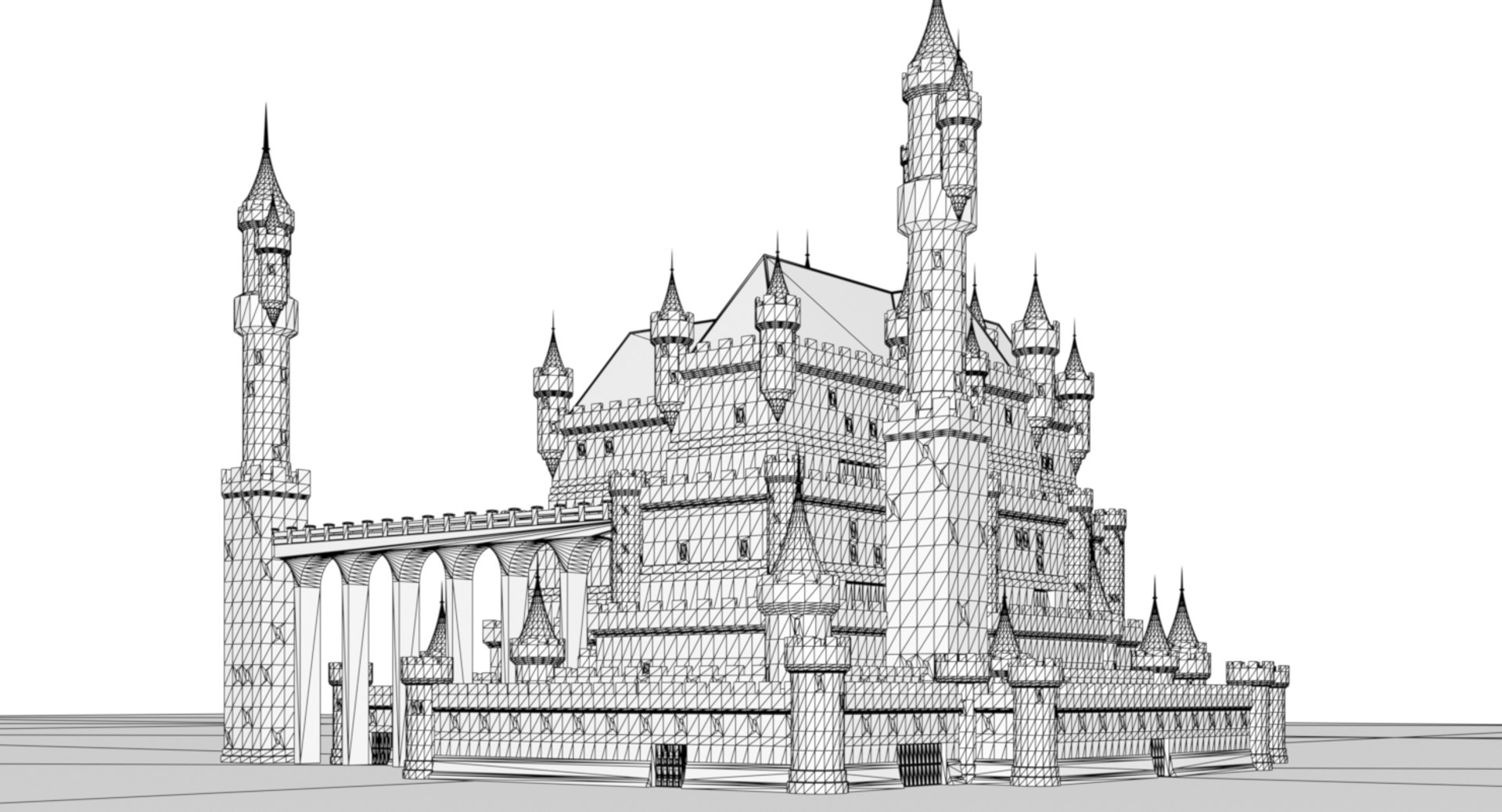 Fantasy Castle 3D Model - TurboSquid 1549176