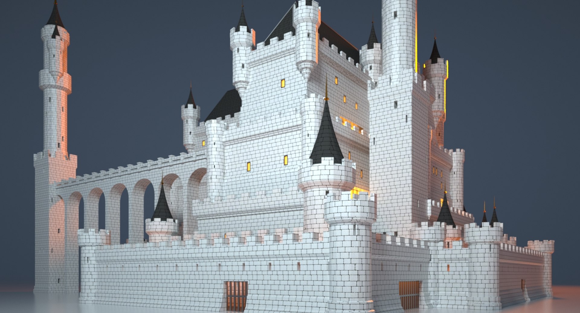 Fantasy Castle 3D Model - TurboSquid 1549176