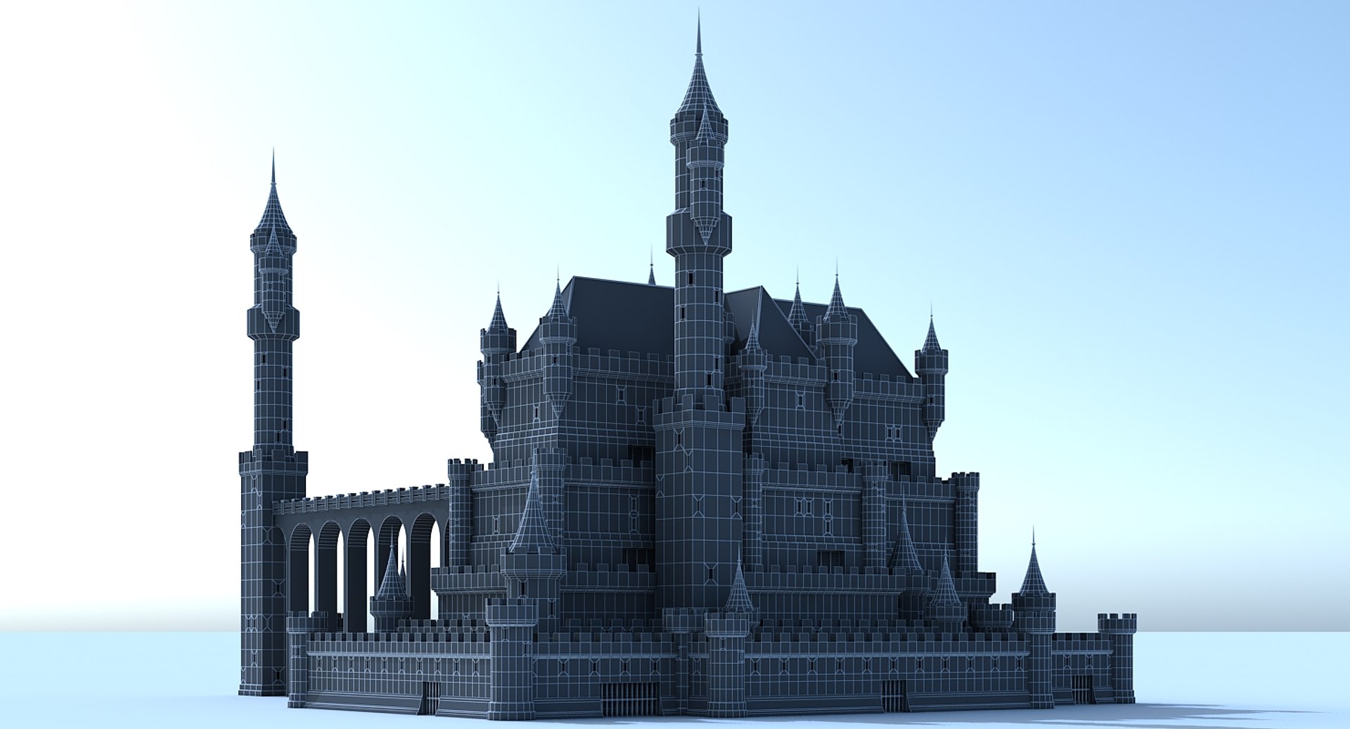 Fantasy Castle 3D Model - TurboSquid 1549176