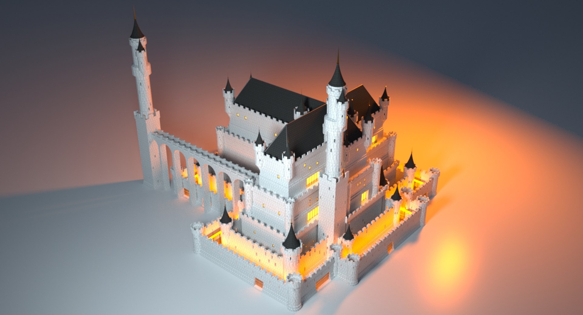 Fantasy Castle 3D Model - TurboSquid 1549176