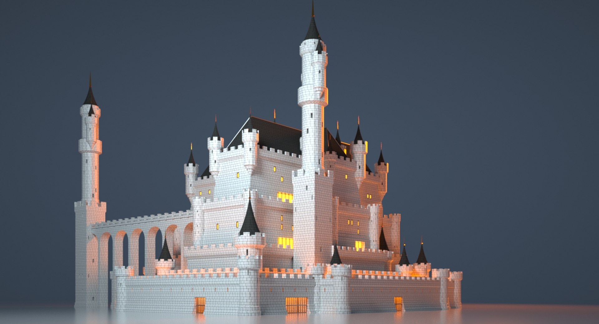 Fantasy Castle 3D Model - TurboSquid 1549176