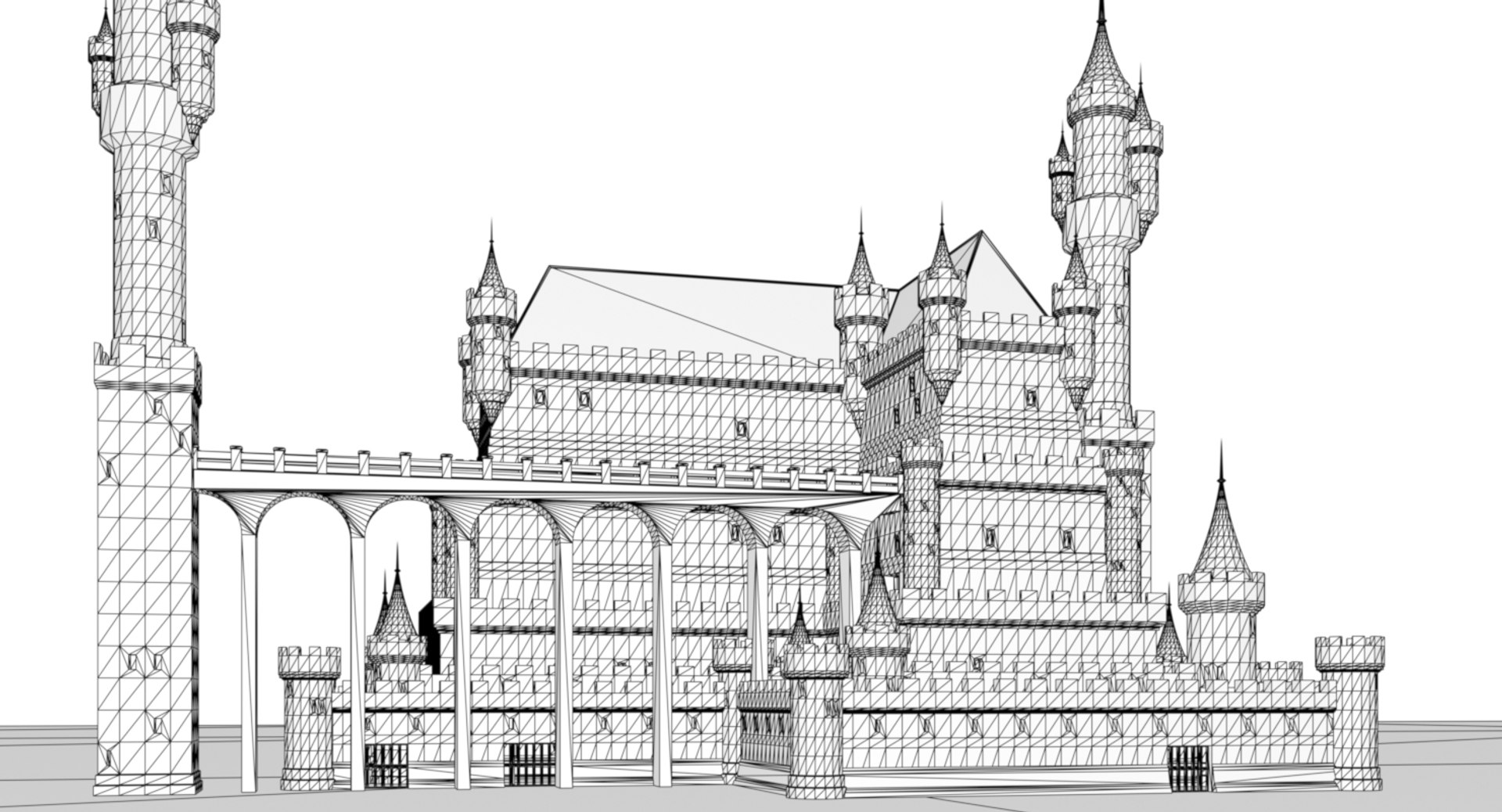 Fantasy Castle 3D Model - TurboSquid 1549176