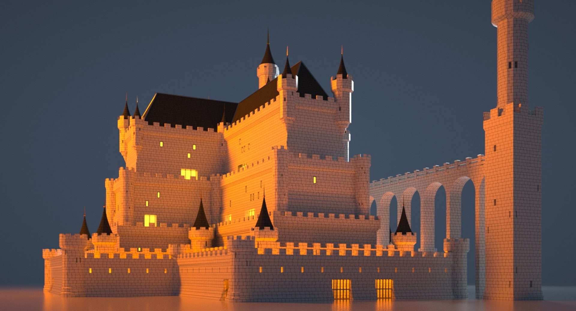 Fantasy Castle 3D Model - TurboSquid 1549176