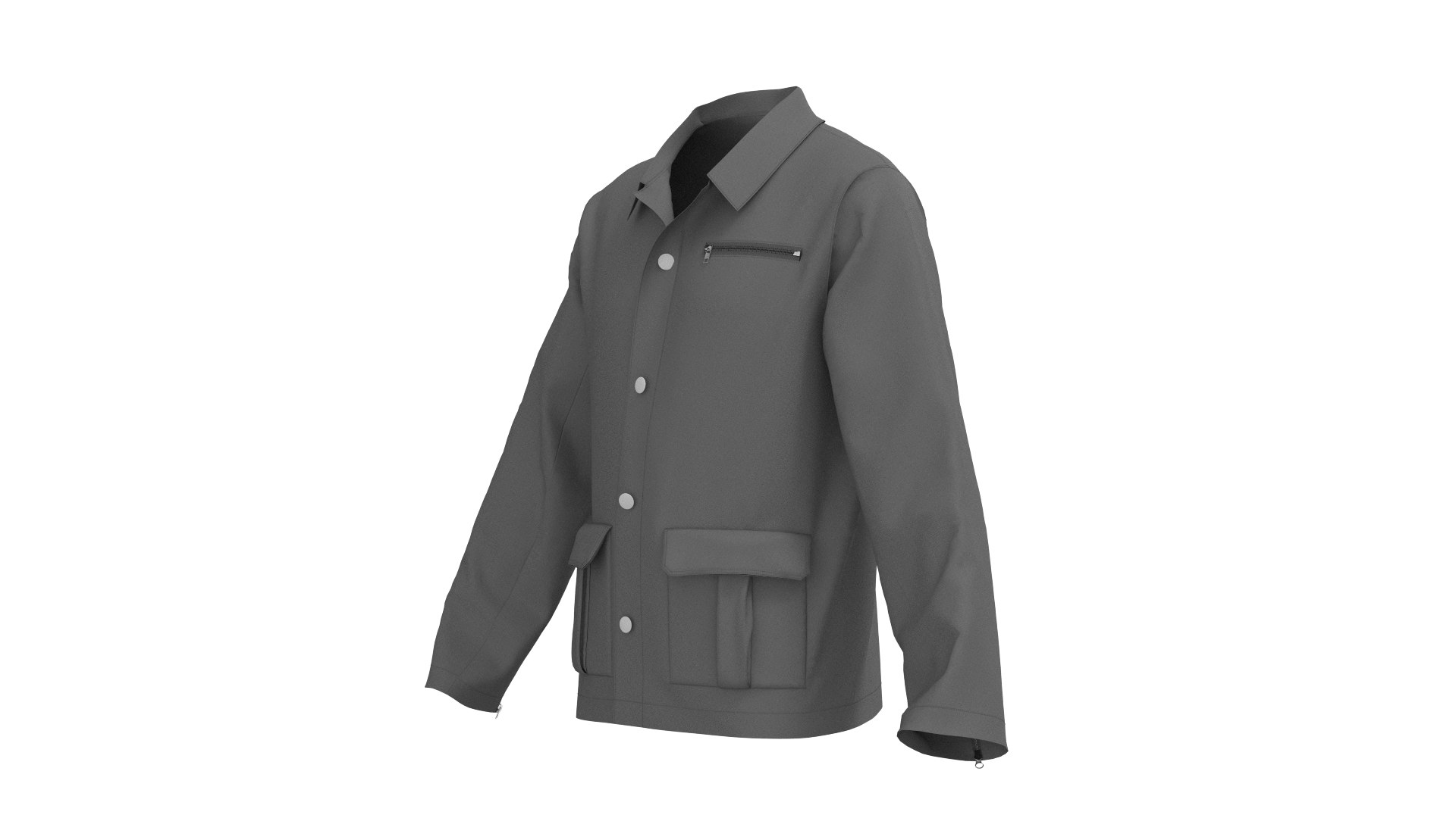 3D Male Jacket Model - TurboSquid 2177449