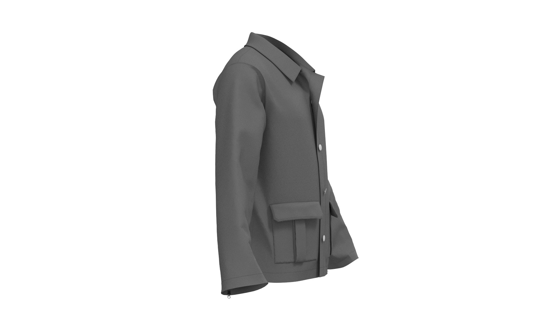 3D Male Jacket Model - TurboSquid 2177449