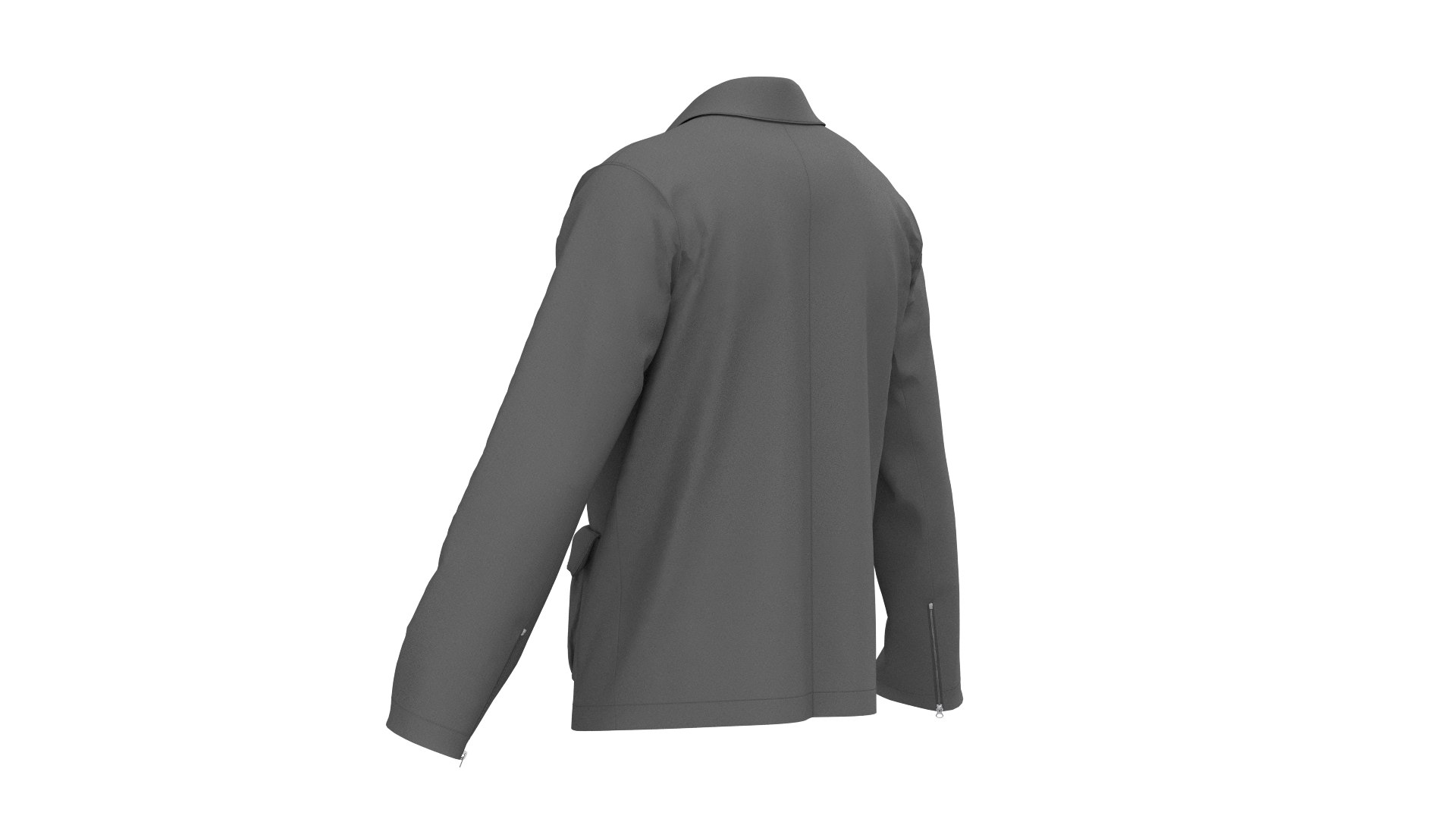 3D Male Jacket Model - TurboSquid 2177449