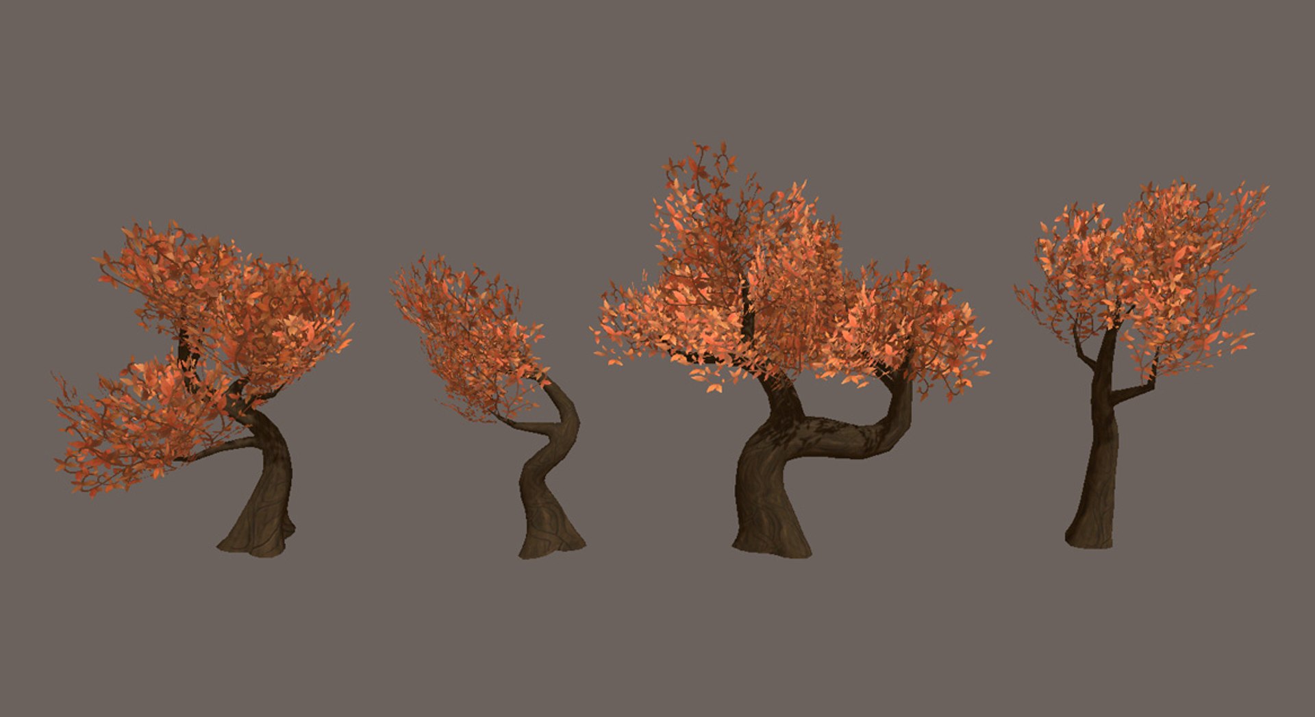 3d Model Of Fantasy Forest Root