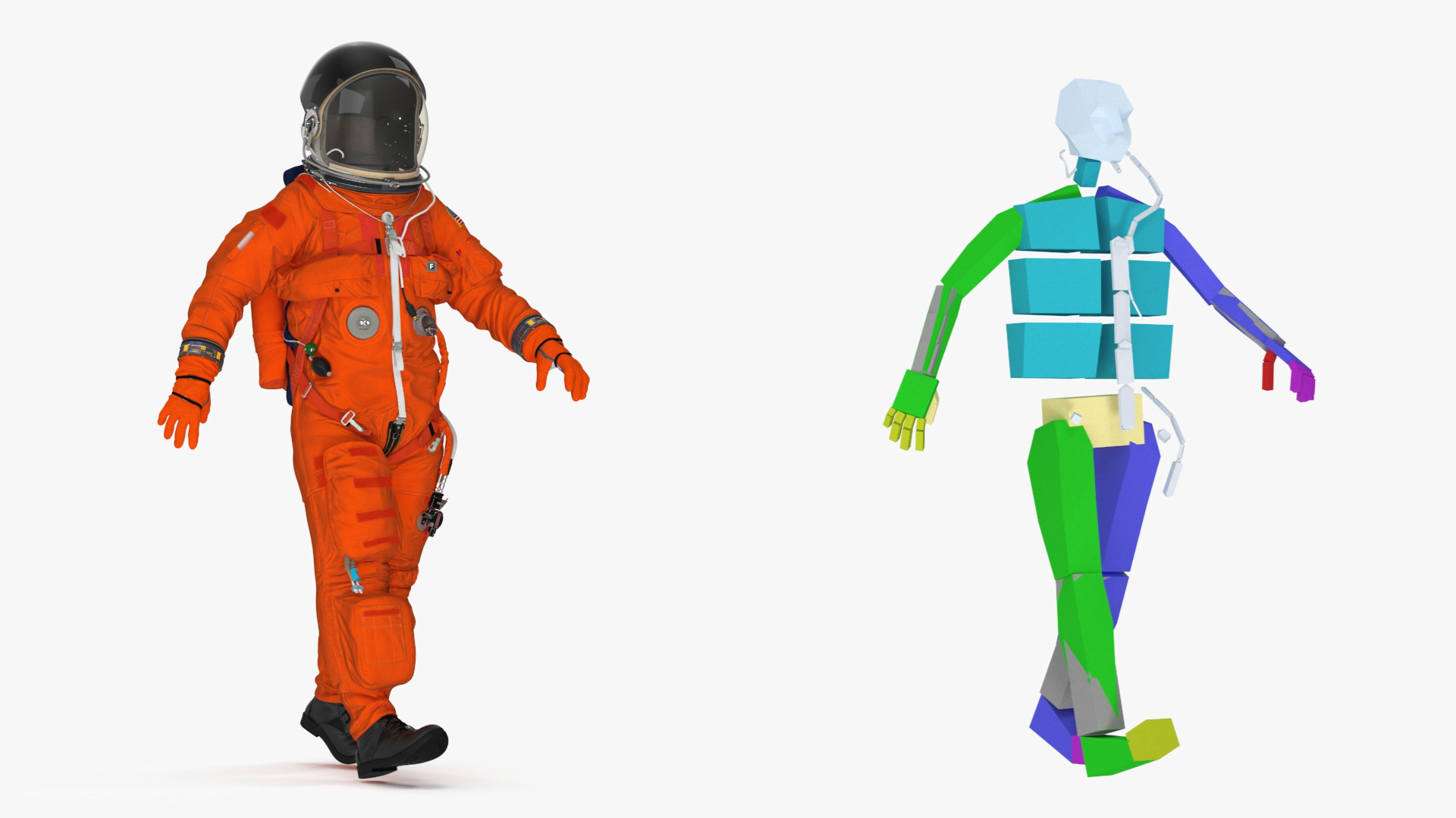 Advanced Crew Escape Suit Rigged Fur 3D - TurboSquid 2230908
