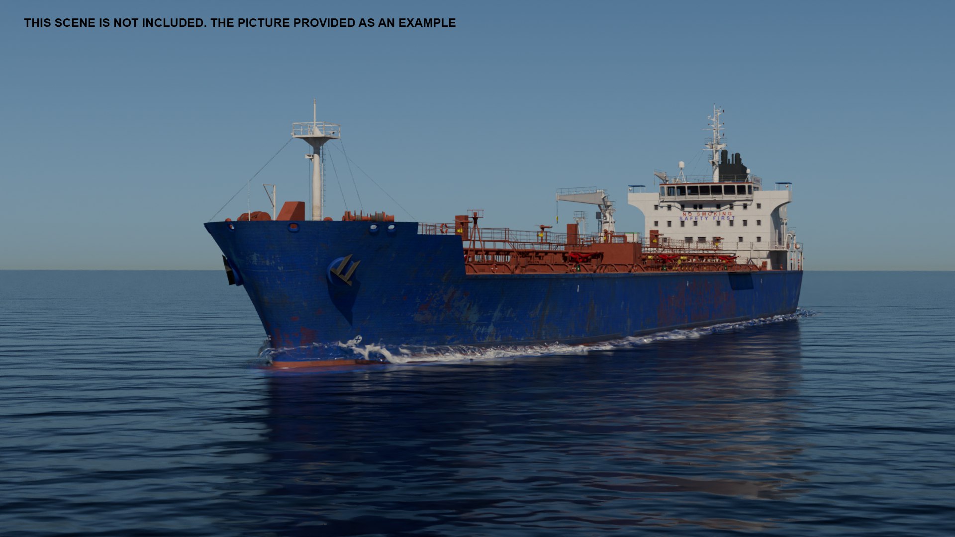Tanker Ship Oil Chemical 3D Model - TurboSquid 2289063