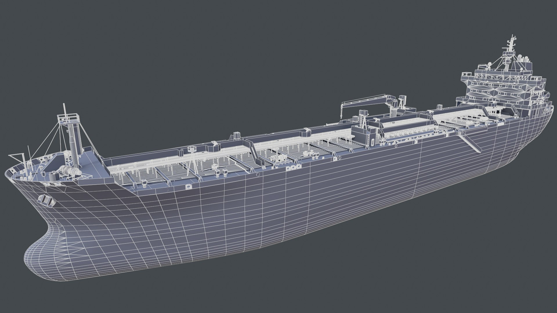 Tanker Ship Oil Chemical 3D Model - TurboSquid 2289063