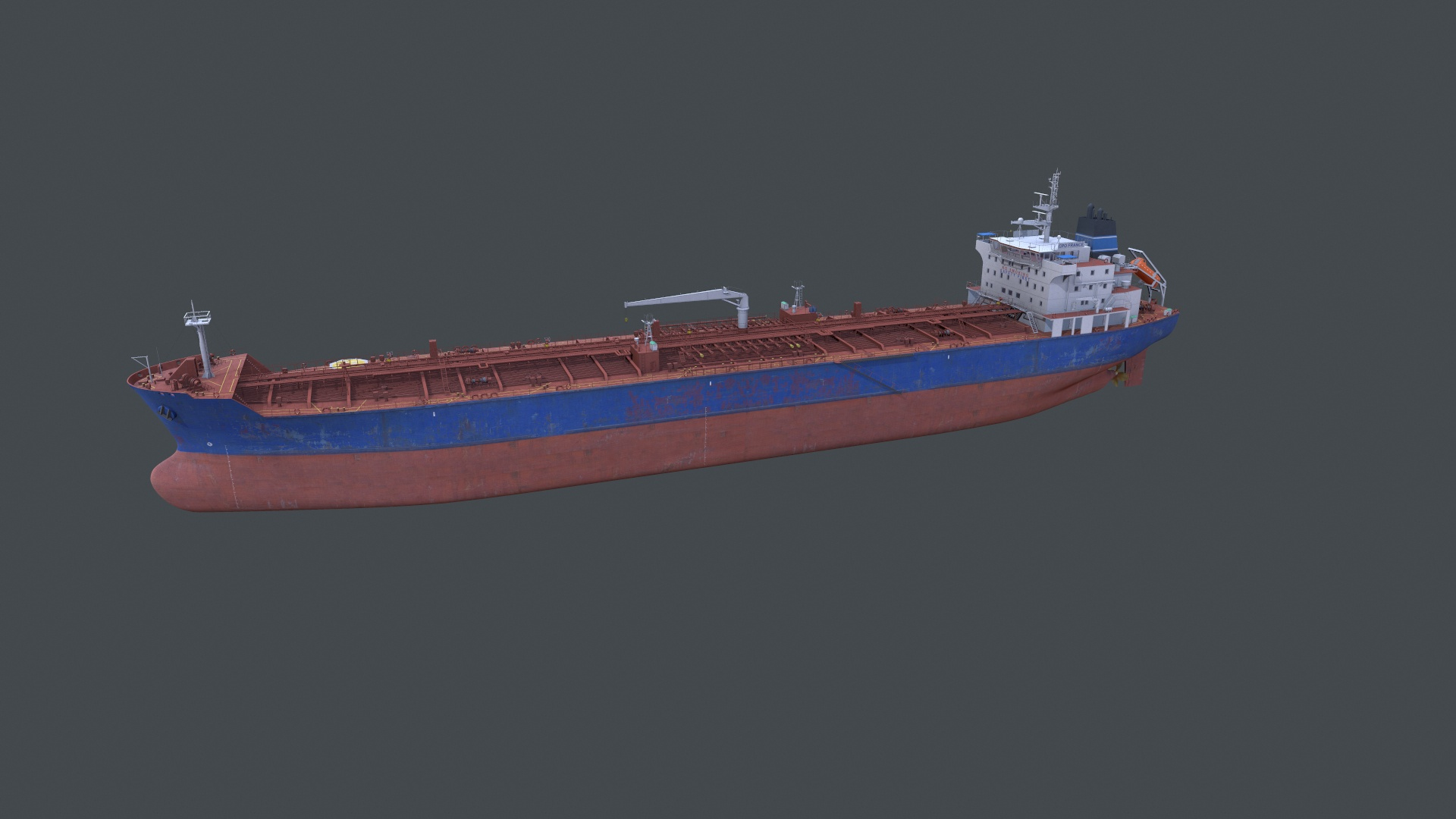 Tanker Ship Oil Chemical 3D Model - TurboSquid 2289063