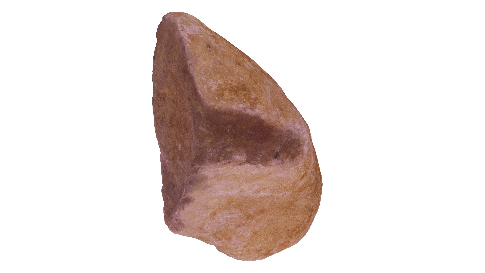 3D Red Stone Raw Scanned model - TurboSquid 1804353