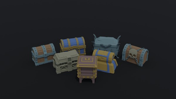 Treasure Chest Blender Models for Download | TurboSquid