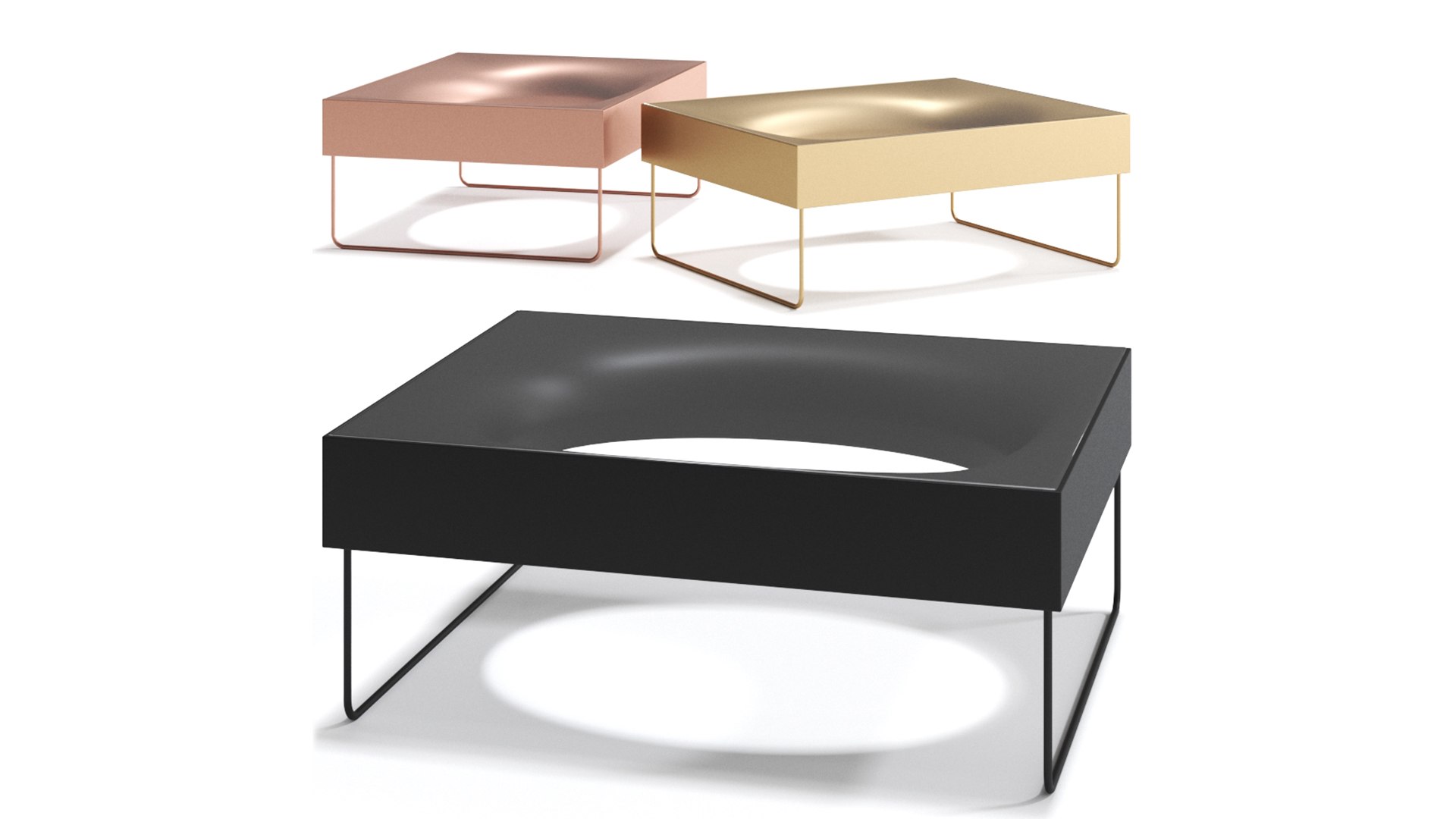 modelo 3d Kristalia HOLO Coffee table - TurboSquid 2113519
