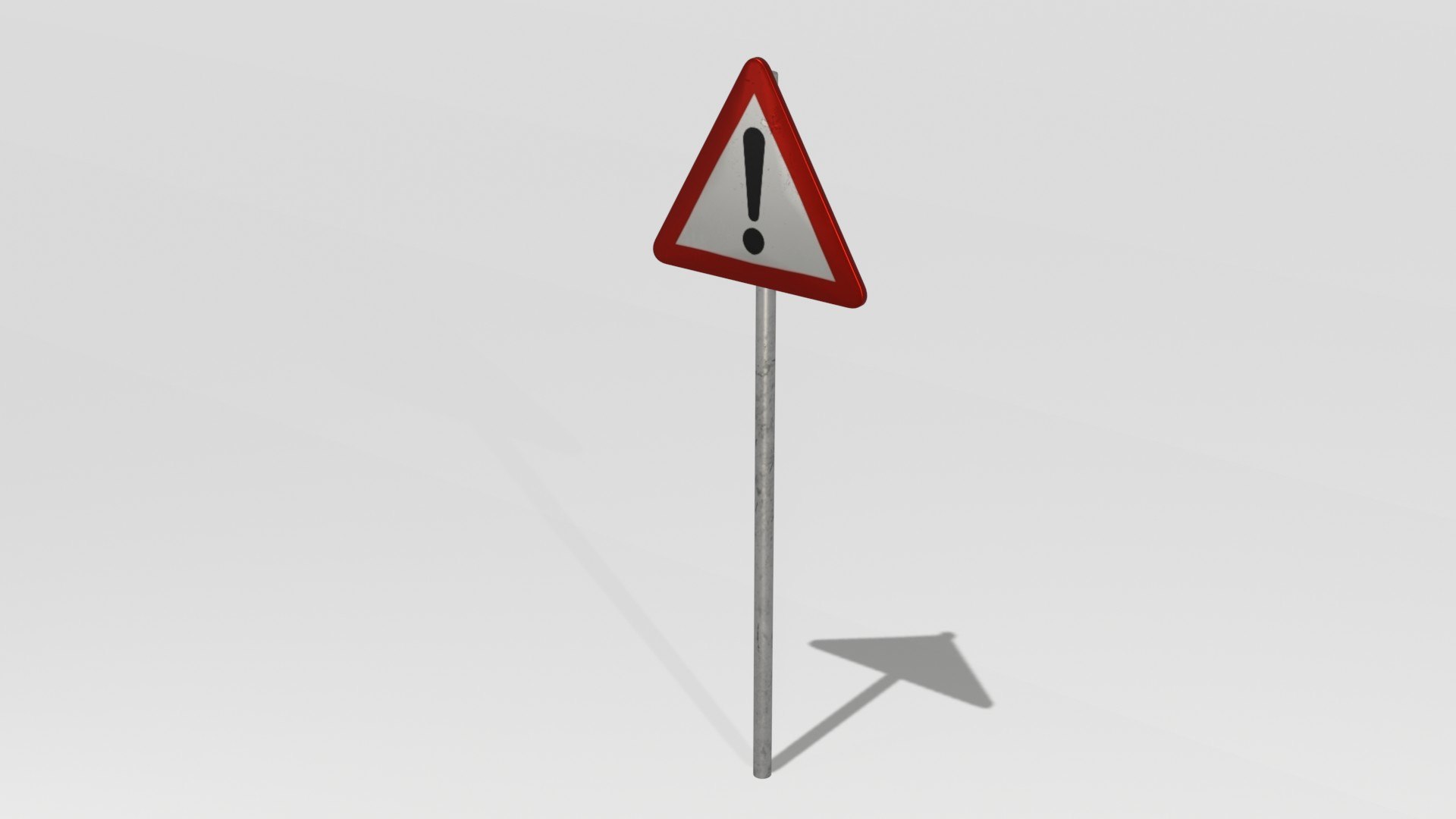 3D Traffic Sign Danger Model - TurboSquid 2143914