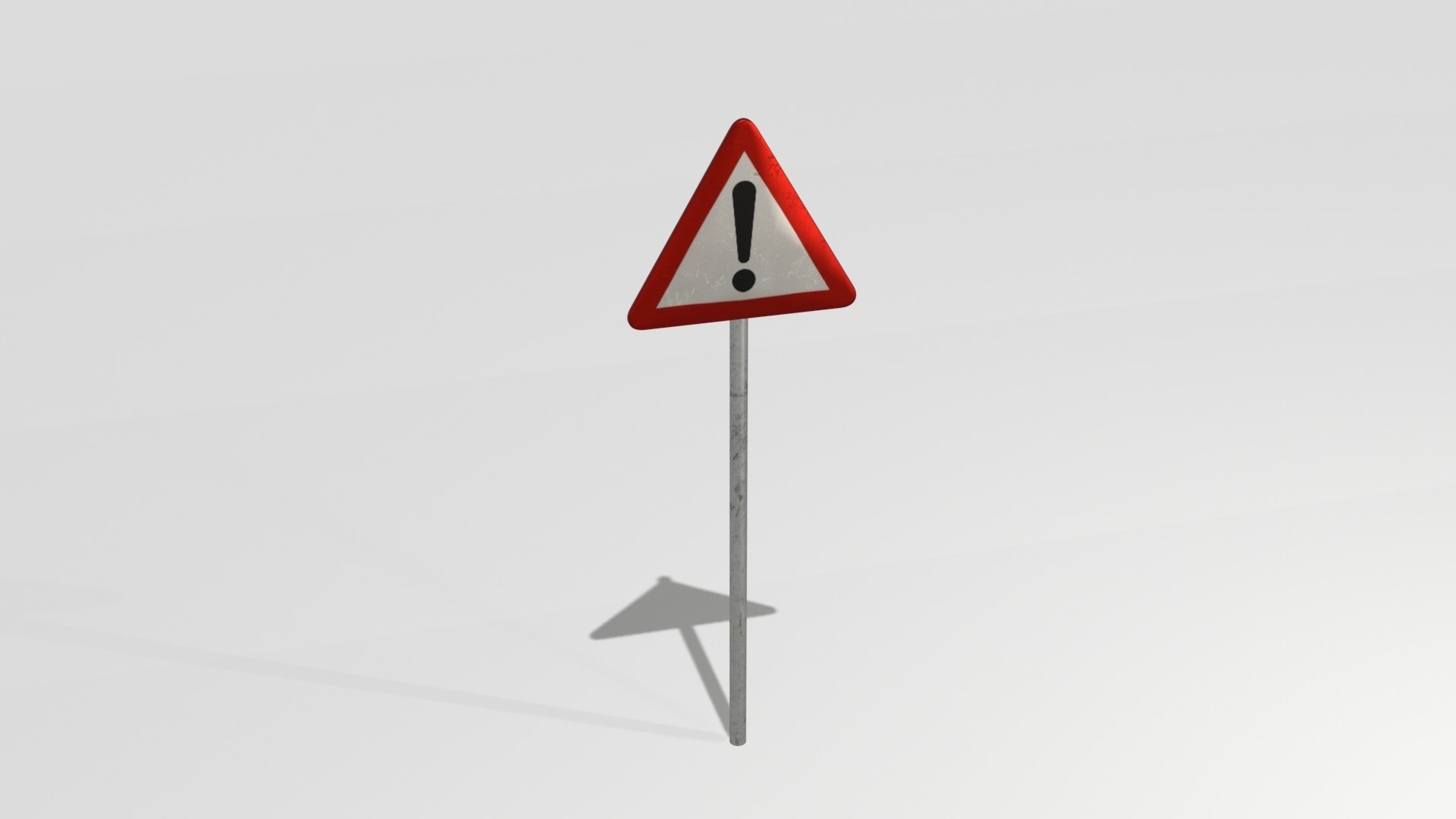 3D Traffic Sign Danger Model - TurboSquid 2143914