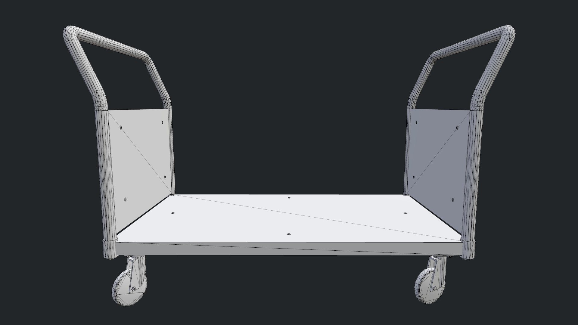 Low-poly platform trolley 3D model - TurboSquid 1522493