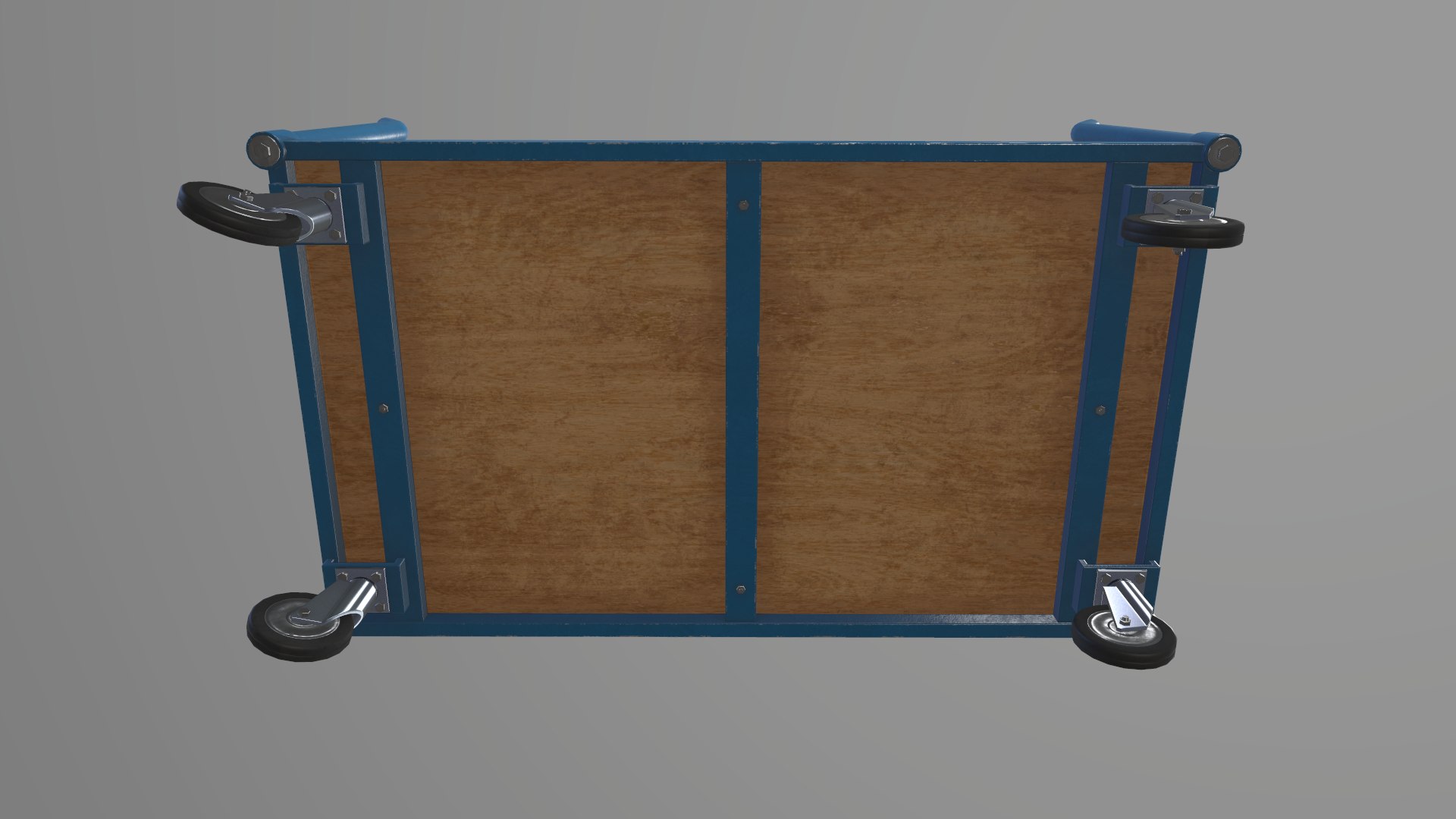 Low-poly platform trolley 3D model - TurboSquid 1522493