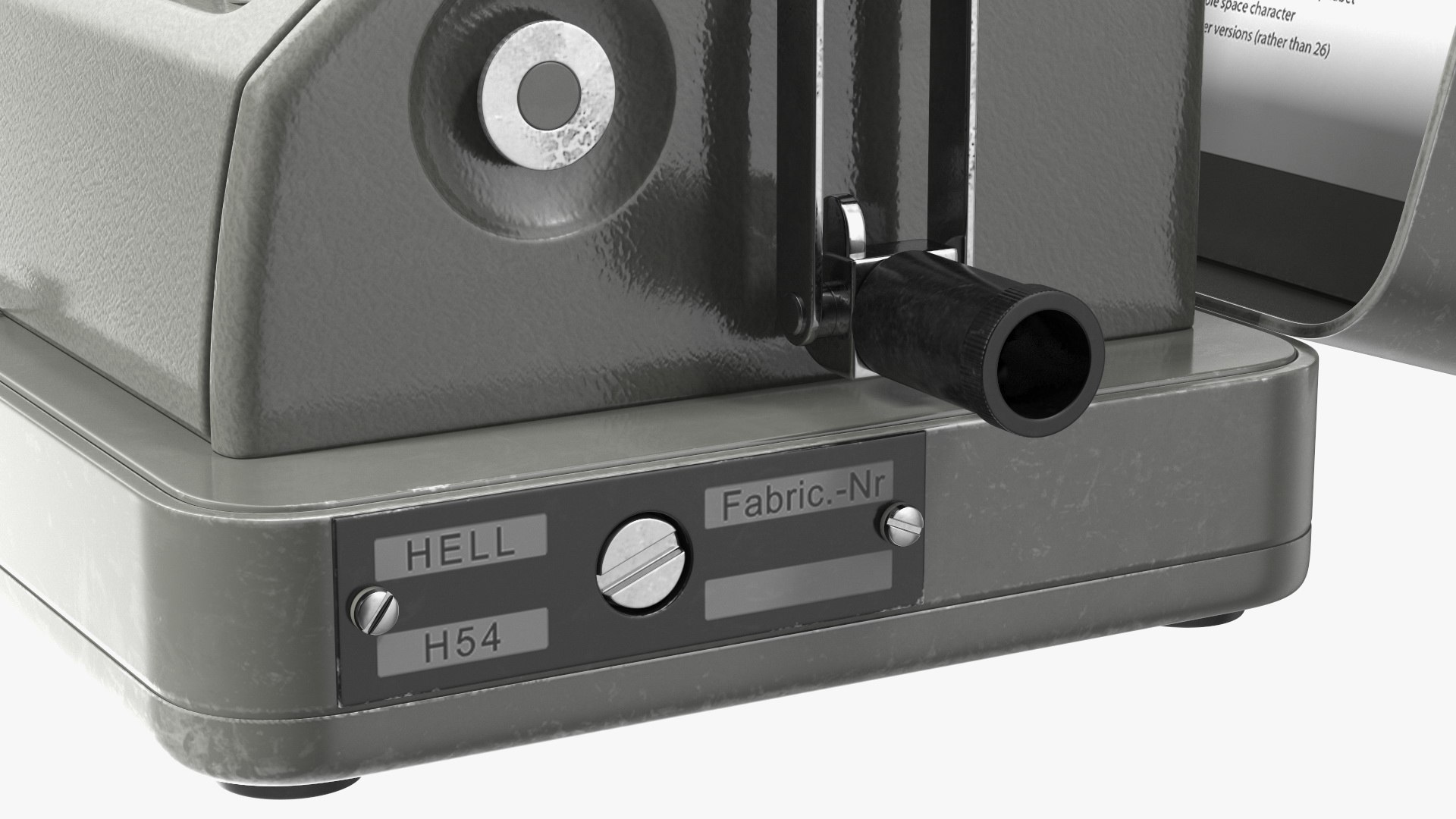 Portable Mechanical Cipher Machine 3D - TurboSquid 1835888