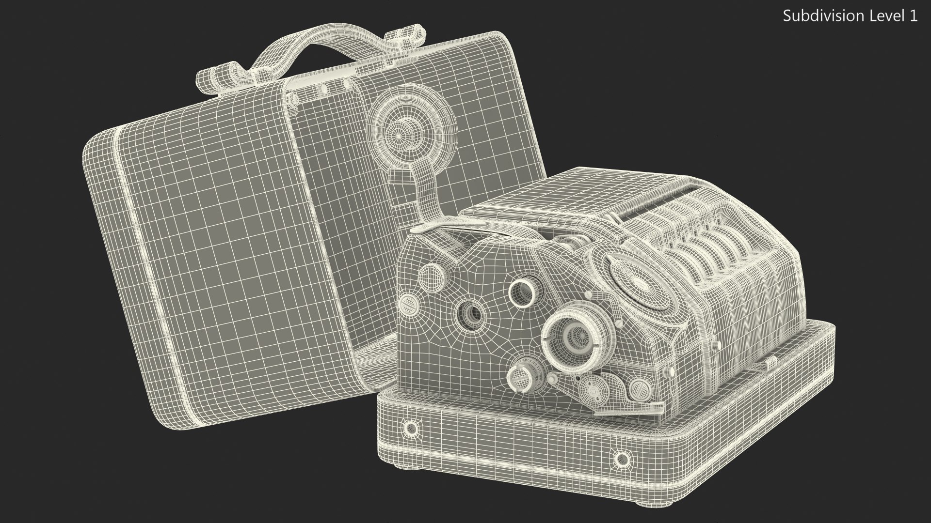 Portable Mechanical Cipher Machine 3D - TurboSquid 1835888