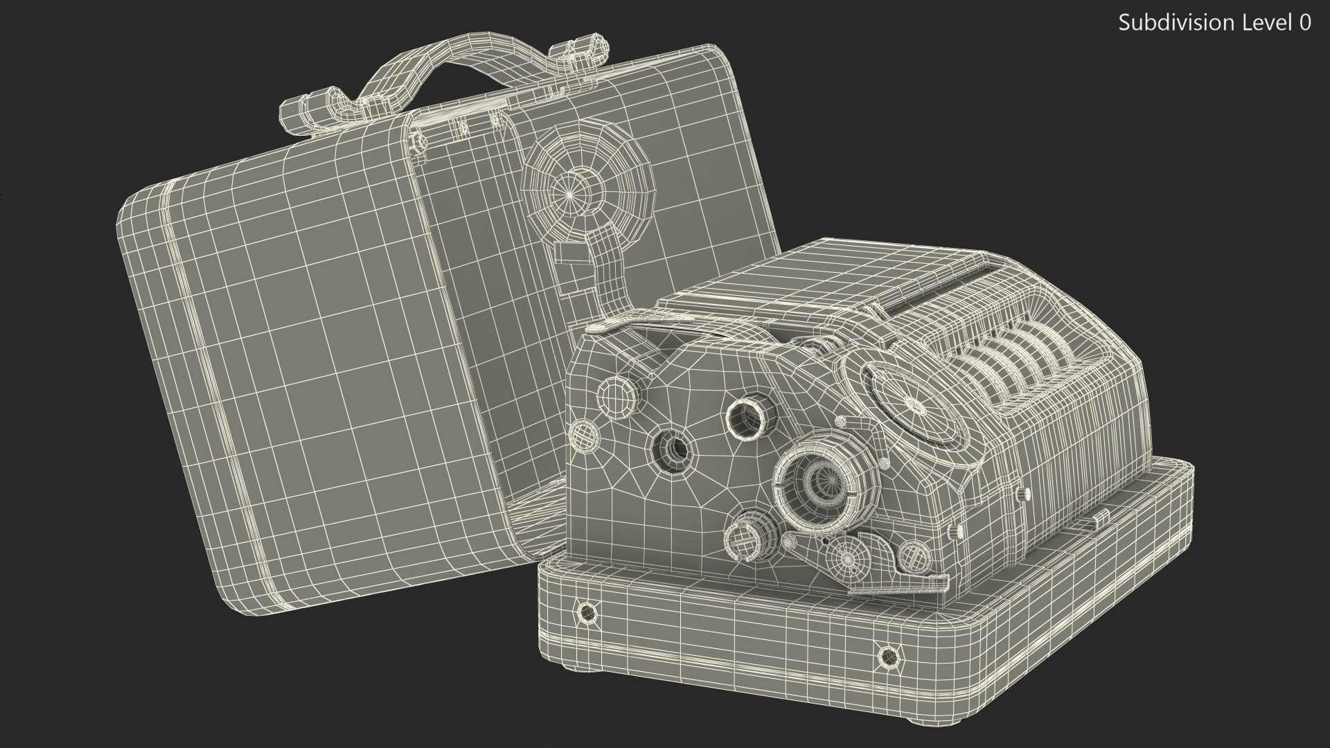 Portable Mechanical Cipher Machine 3D - TurboSquid 1835888