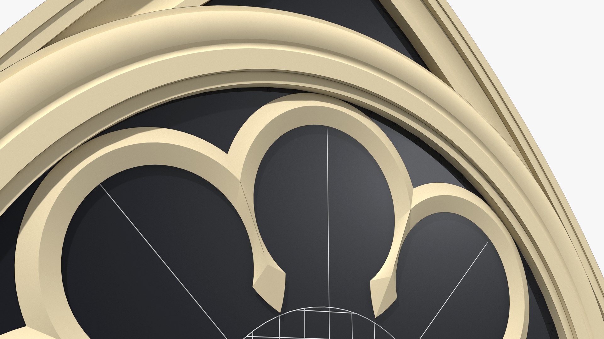 3D model Small gothic window from Westminster Abbey - TurboSquid 1789286