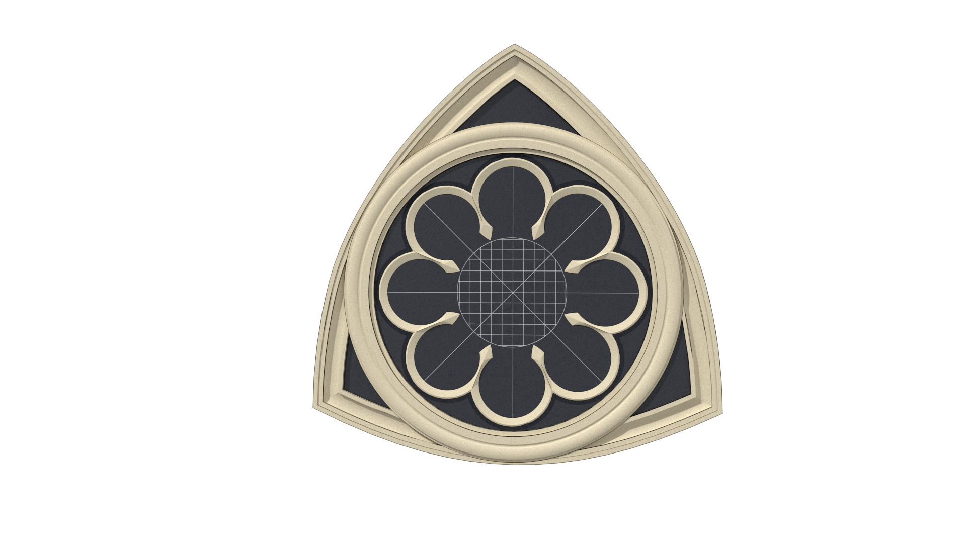 3D model Small gothic window from Westminster Abbey - TurboSquid 1789286