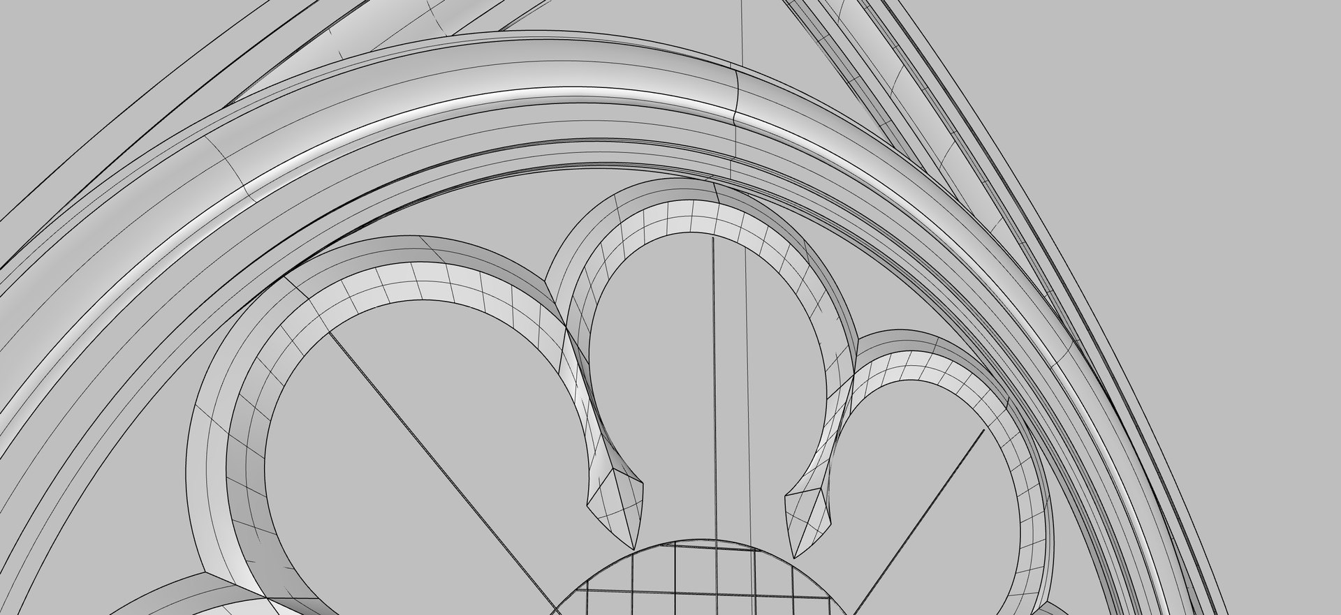 3D model Small gothic window from Westminster Abbey - TurboSquid 1789286