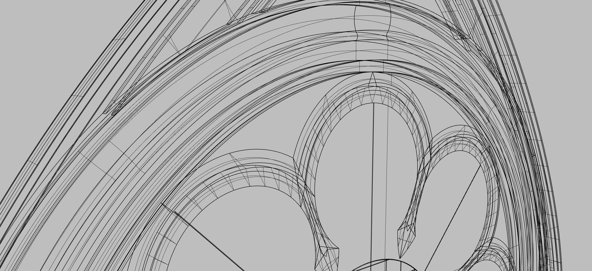 3D model Small gothic window from Westminster Abbey - TurboSquid 1789286