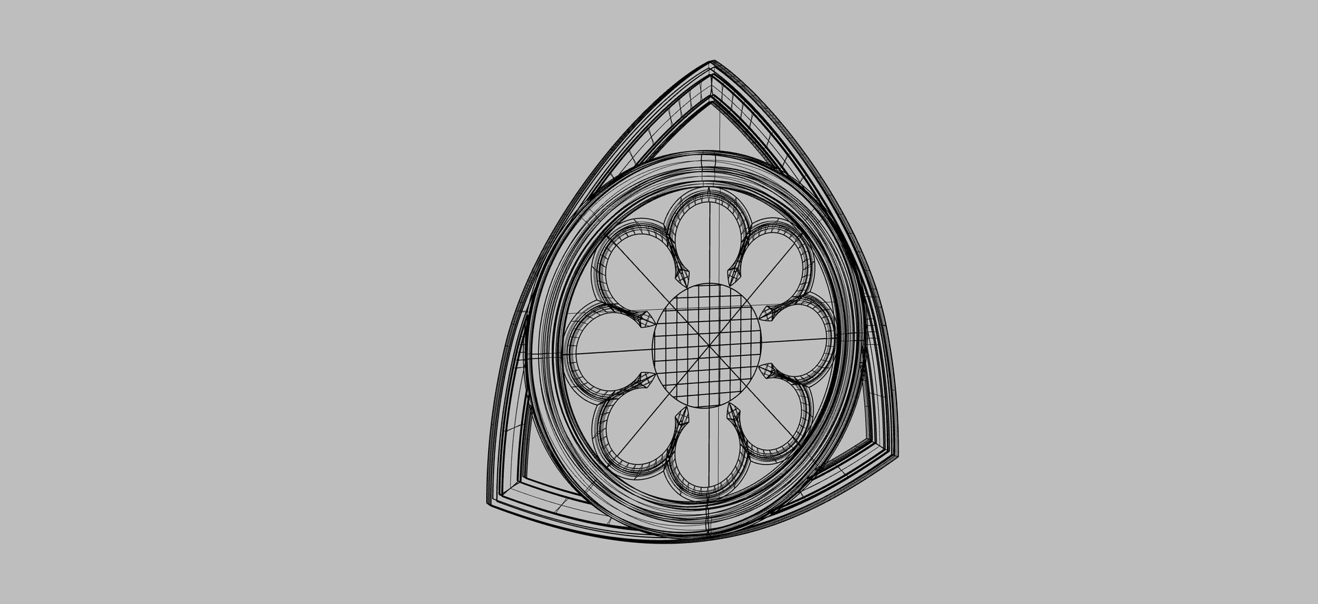 3D model Small gothic window from Westminster Abbey - TurboSquid 1789286