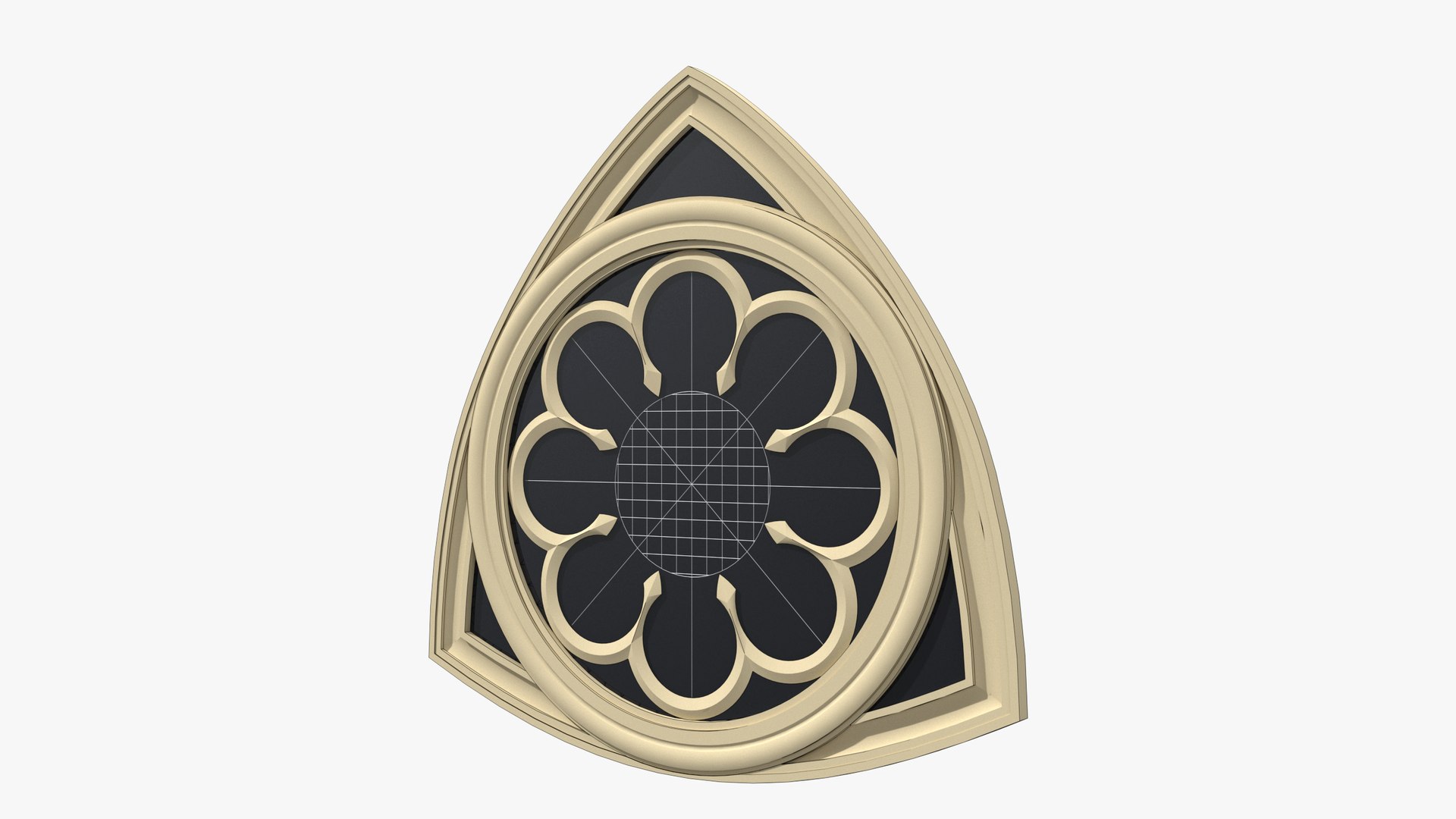 3D model Small gothic window from Westminster Abbey - TurboSquid 1789286