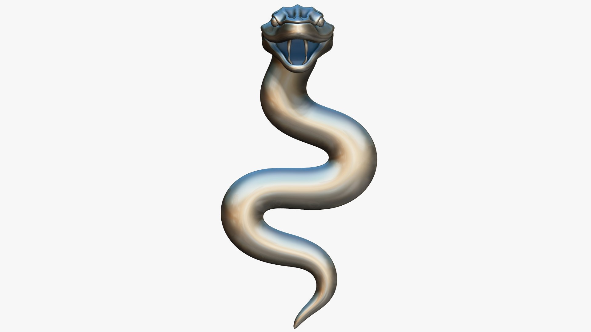Snake Statue 3D model - TurboSquid 1795754