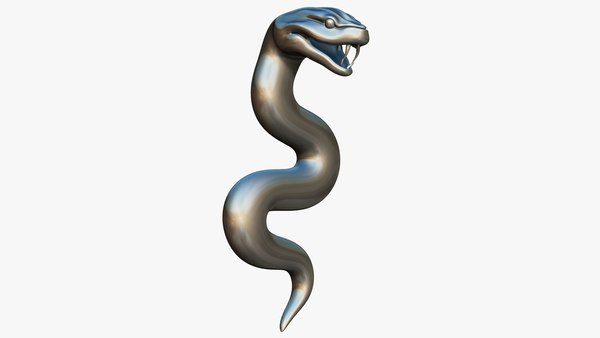 Snake Statue 3D model - TurboSquid 1795754