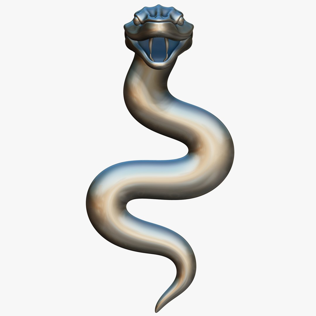 Snake Statue 3D model - TurboSquid 1795754