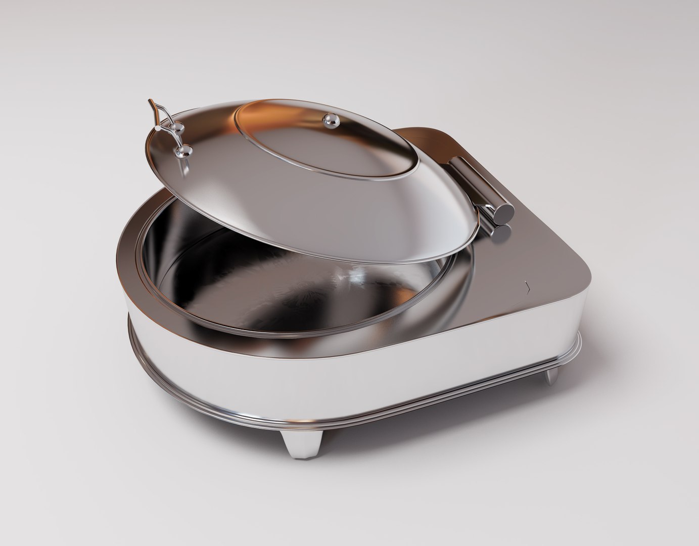 Chafing dish 3D - TurboSquid 1166519