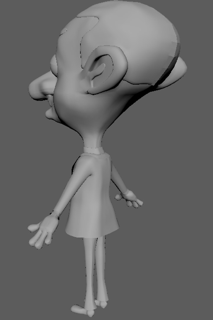3D Model Cartoon Mr Bean - TurboSquid 1622036