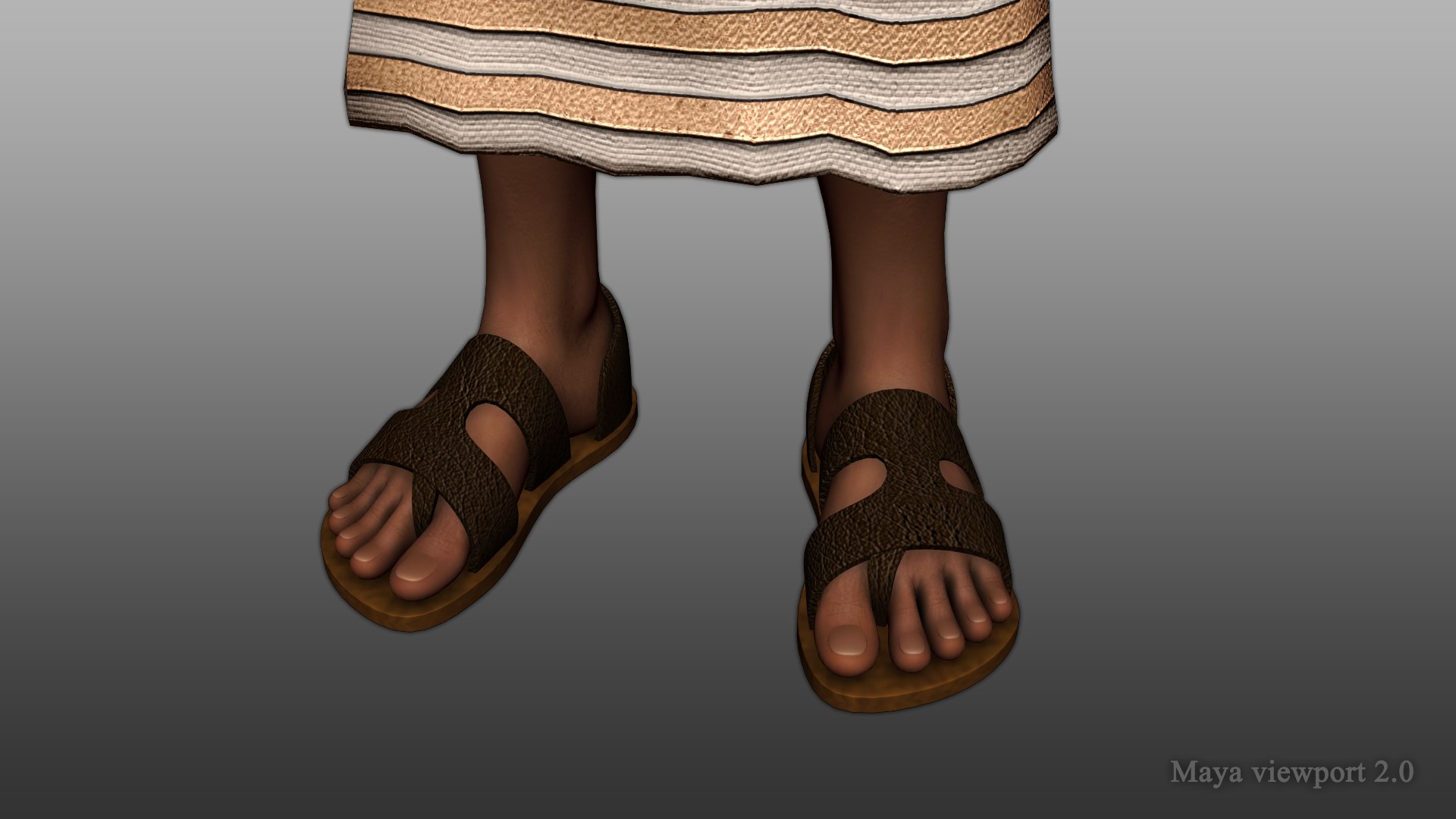 Civilian Greek 3d Model