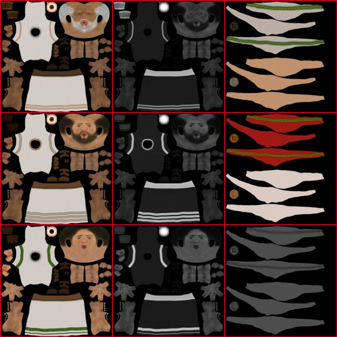 Civilian Greek 3d Model