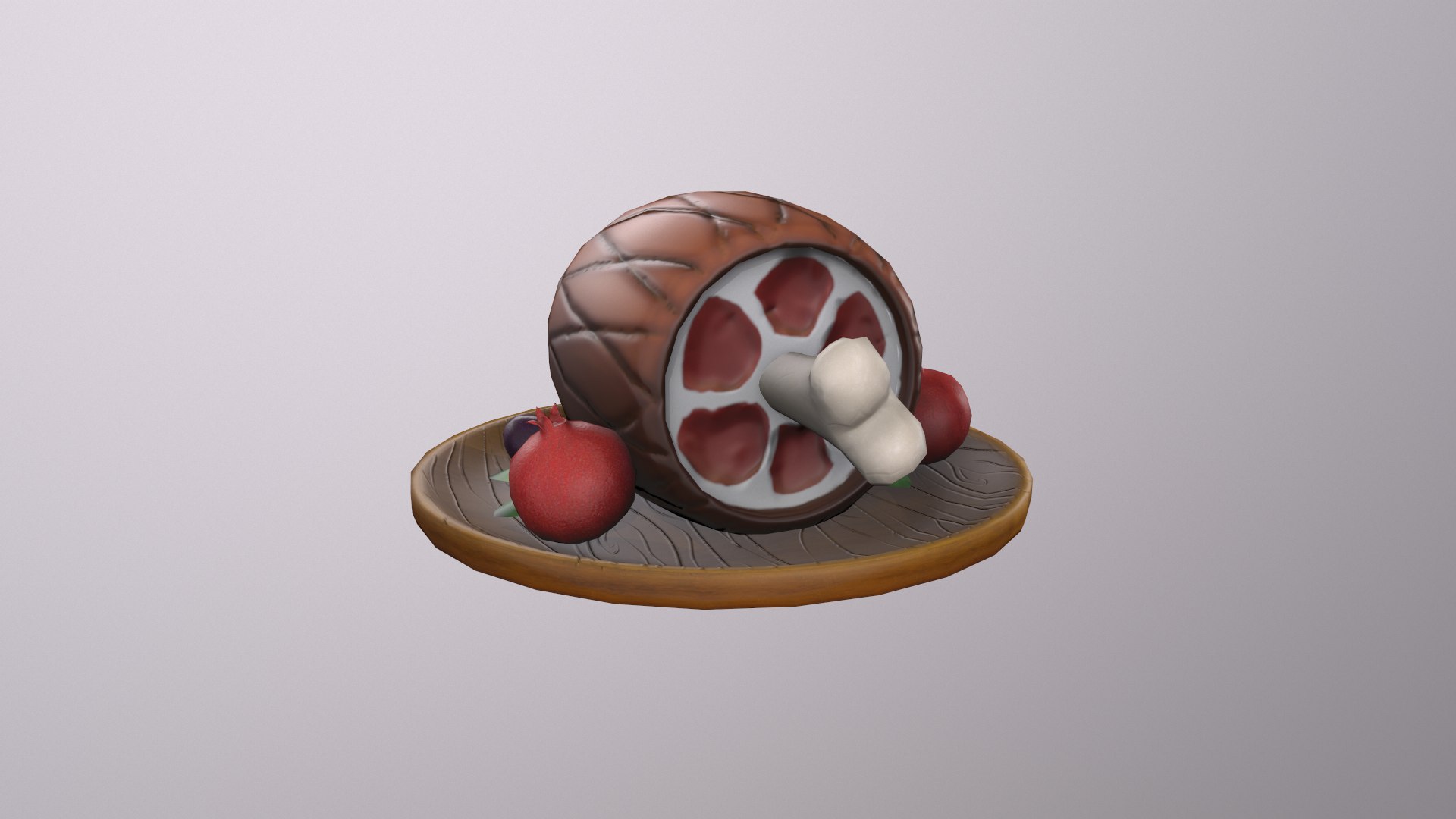 Meatplate Stylized 3D Model - TurboSquid 1973861