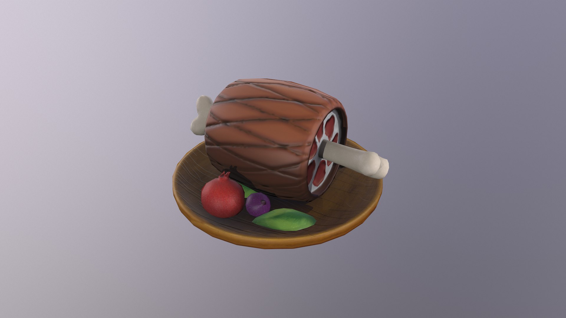 Meatplate Stylized 3D Model - TurboSquid 1973861