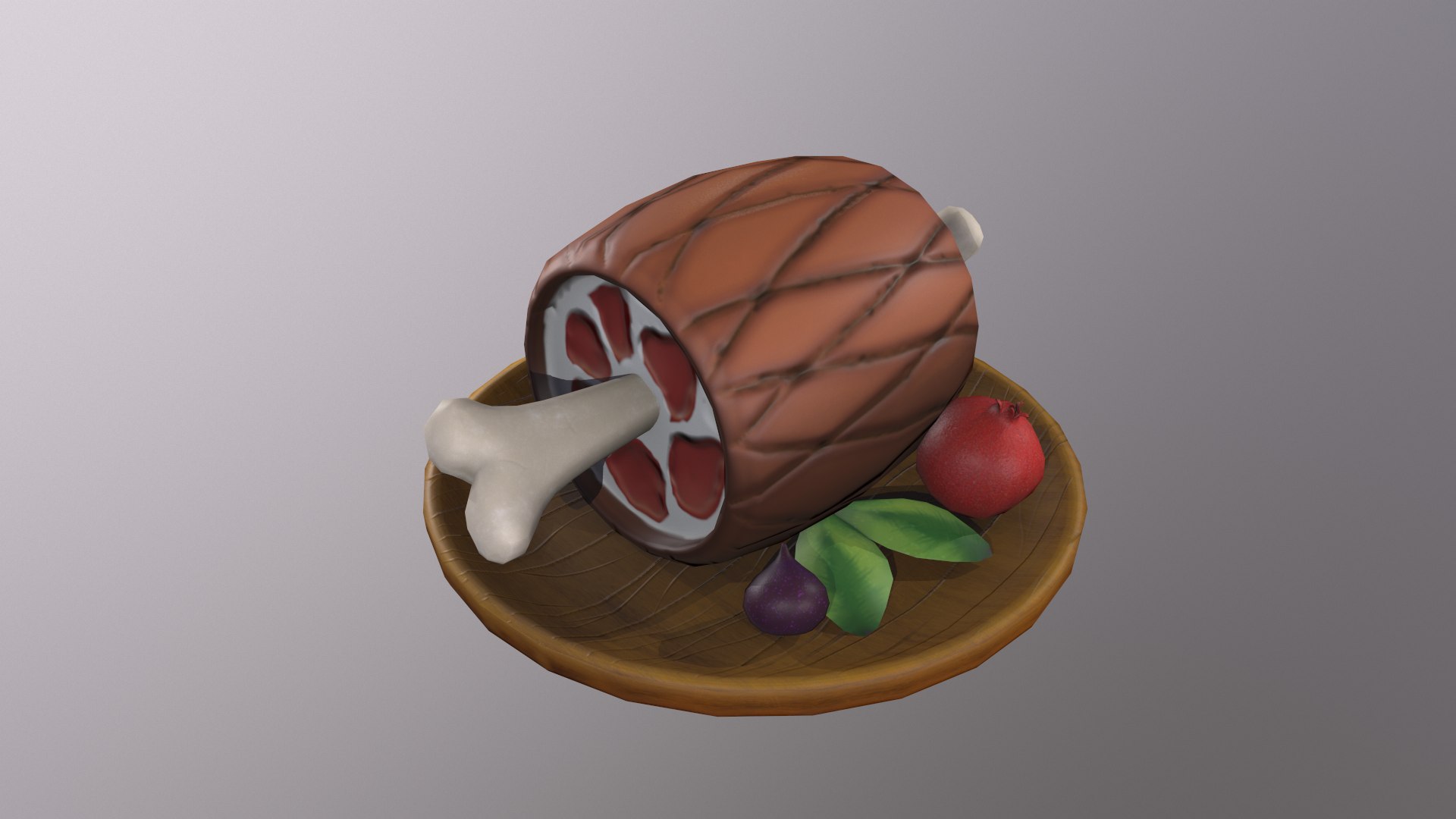Meatplate Stylized 3D Model - TurboSquid 1973861