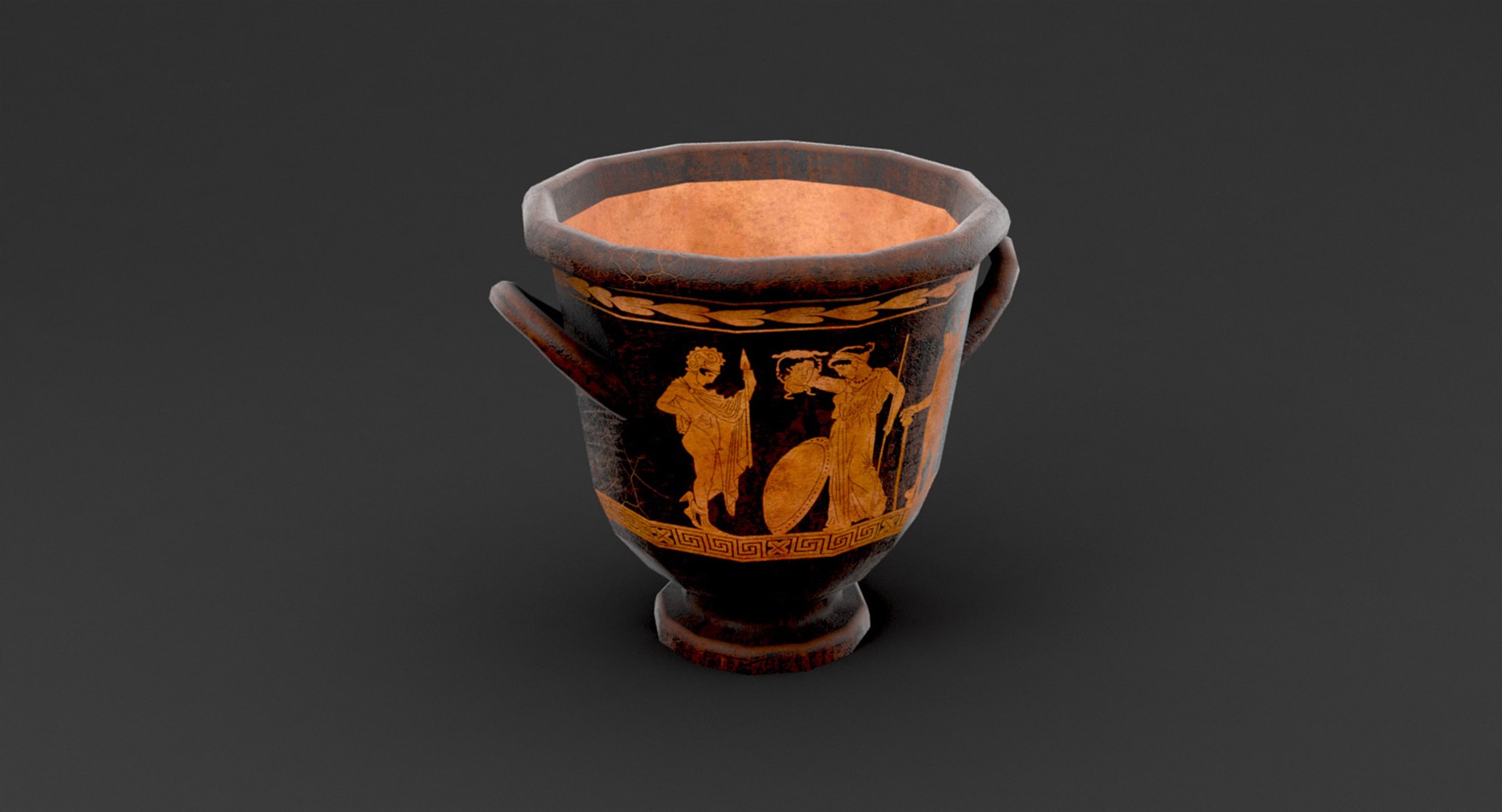 3D Lebes Greek Vase - TurboSquid 1774506
